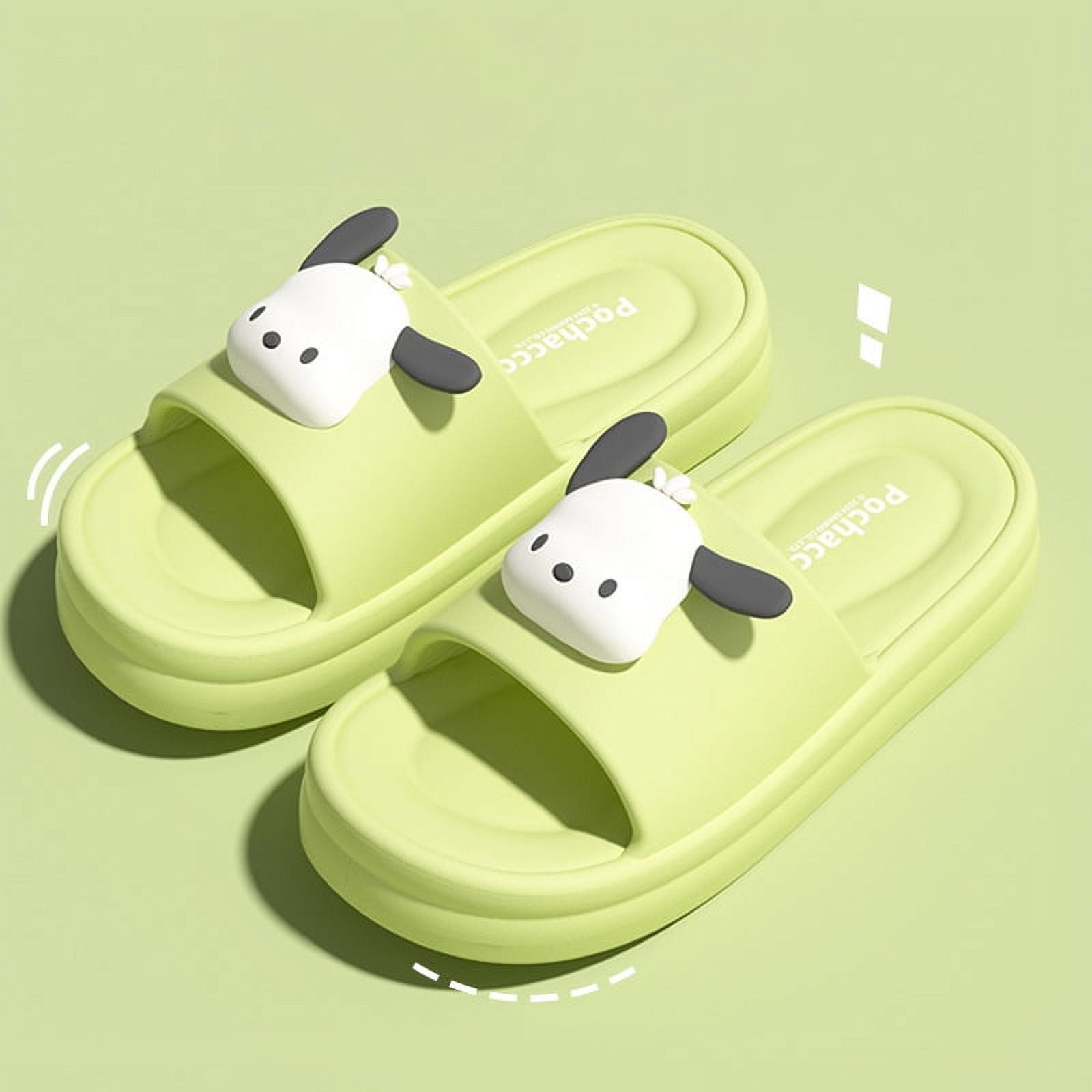 Super Soft EVA Thich Cushion Soles Slippers Cute Outdoor Cartoon Slides ...