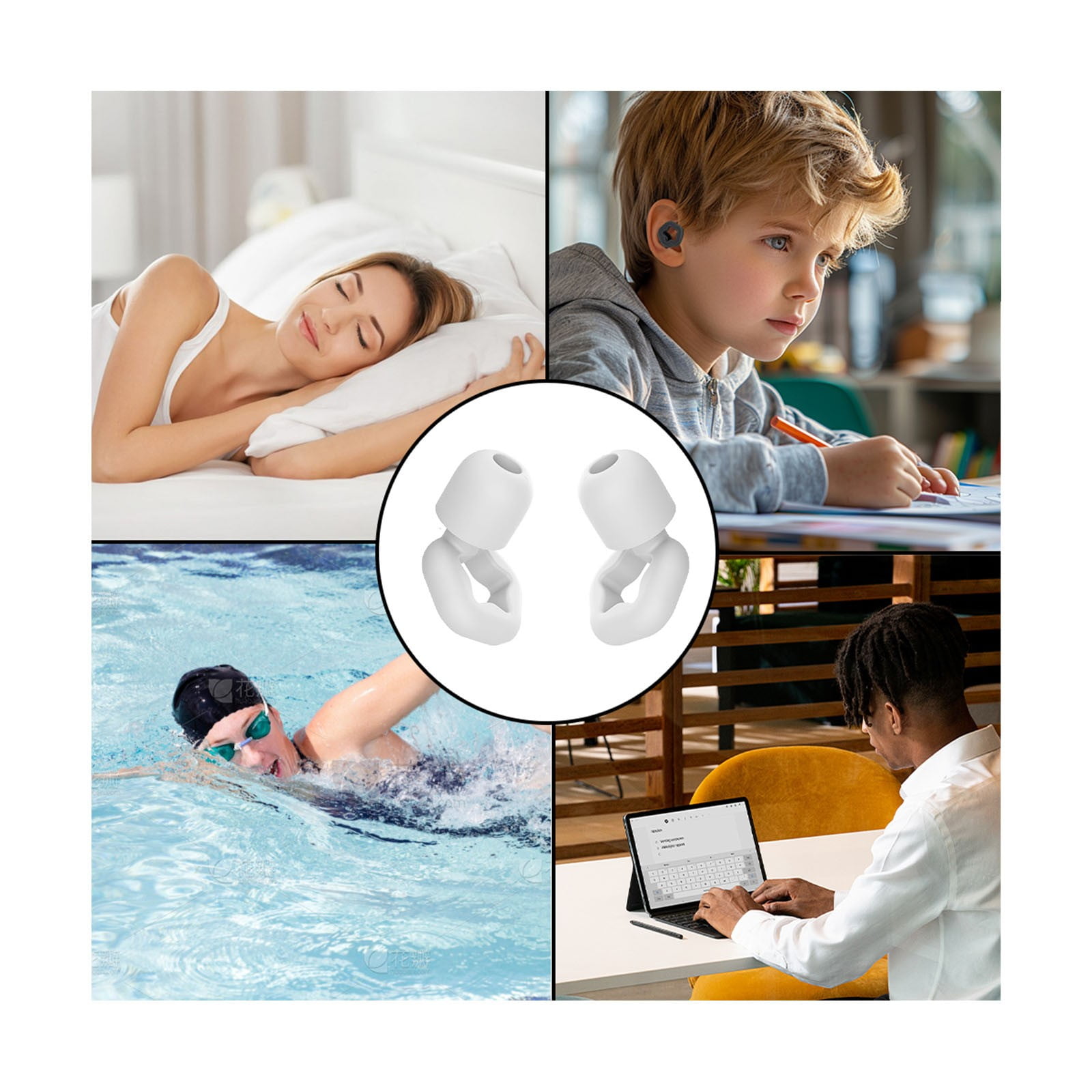 Super Soft Ear Plugs, Noise Reduction Sleep Soundproofing ...