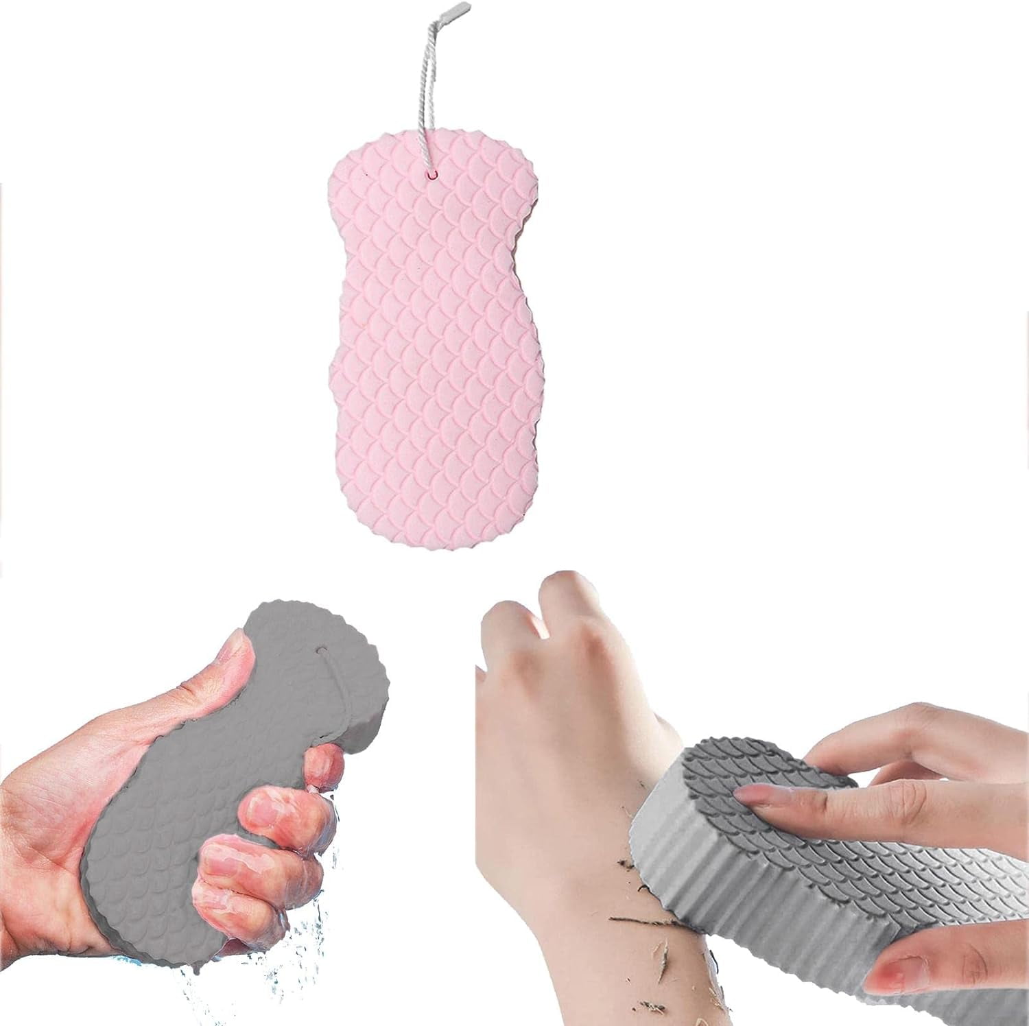 Super Soft Exfoliating Bath Sponge - Dead Skin Remover - Walmart.com