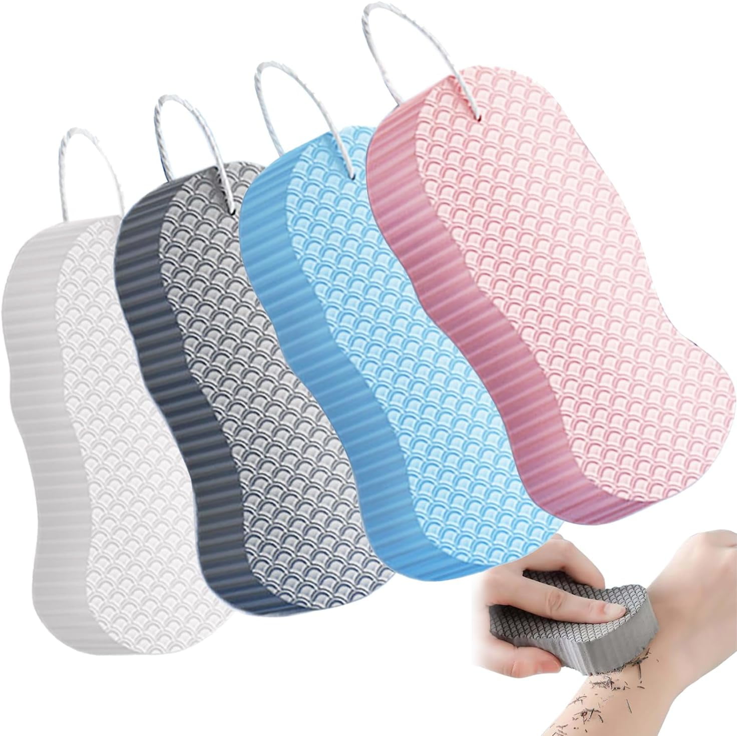Super Soft Exfoliating Bath Sponge Set, 2026 Upgraded Magic Exfoliating ...