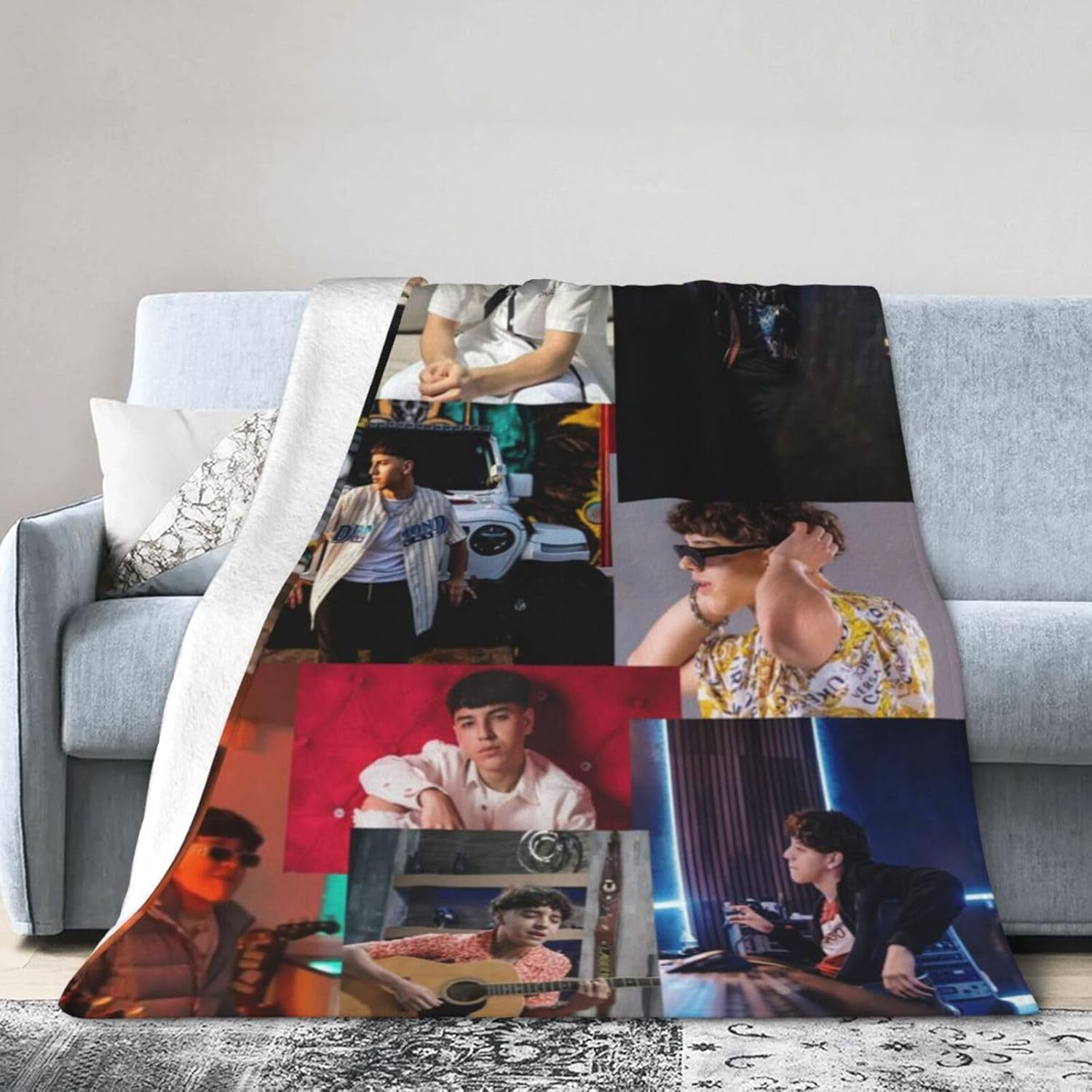 Super Soft Flannel Blanket Xavis Photo Collage Blanket Throw Flannel ...