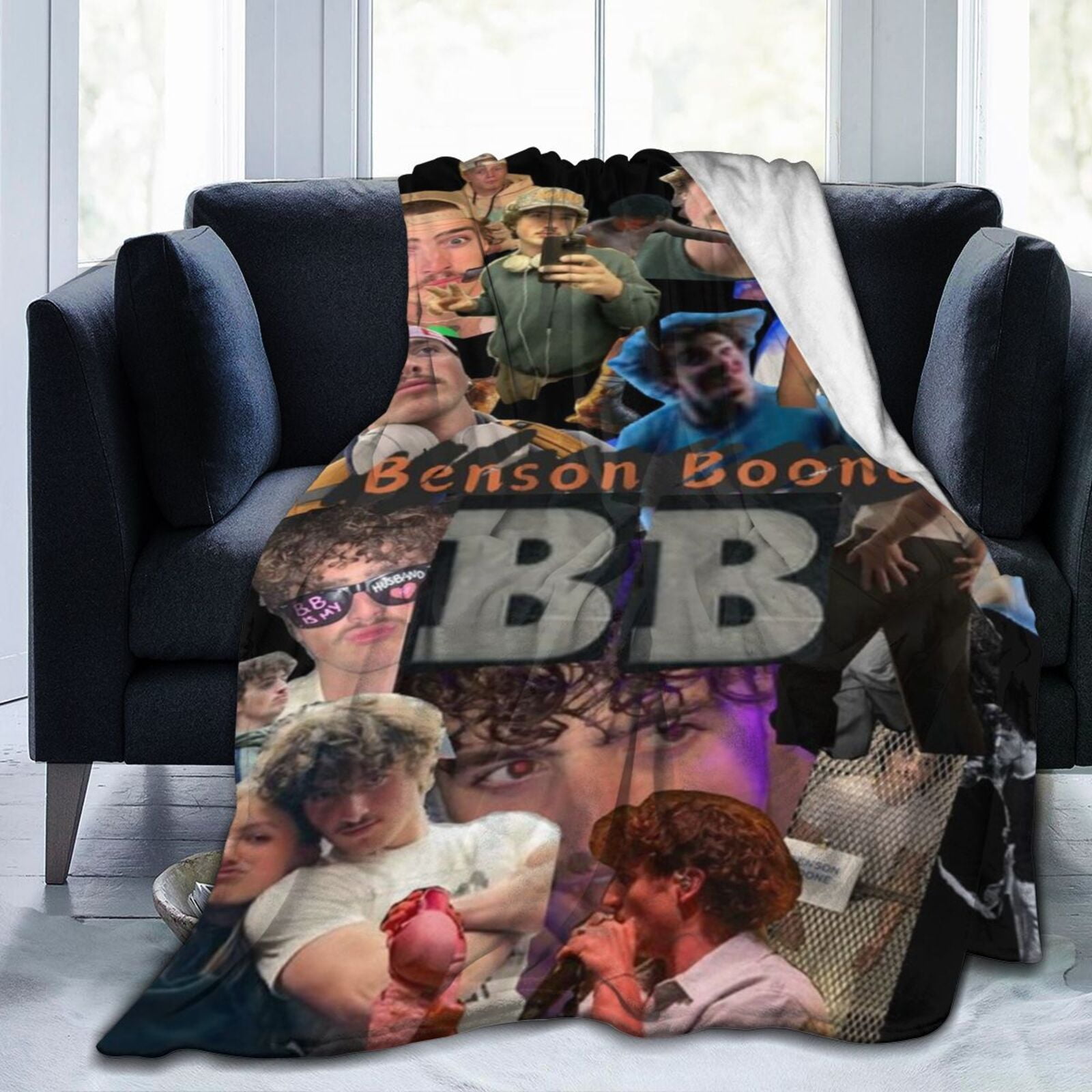 Super Soft Flannel Throw Benson Boone Blanket 80"X60" For Bed, Sofa ...