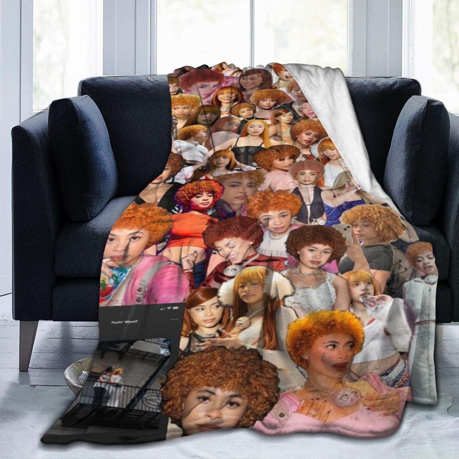 Super Soft Flannel Throw Ice Spice Blanket 40"X30" For Bed, Sofa ...