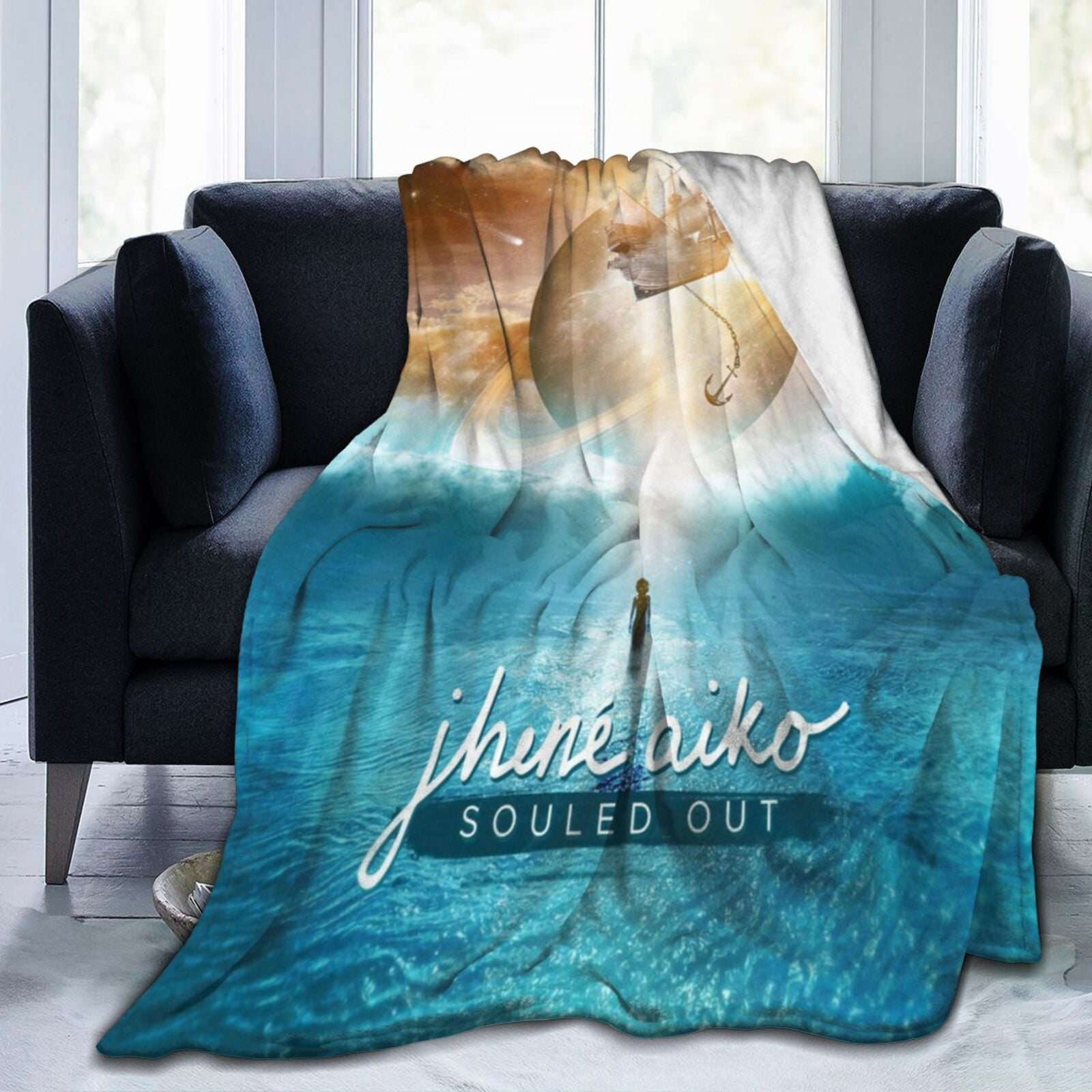 Super Soft Flannel Throw Jhene Aiko Blanket 50"X40" For Bed, Sofa, Camping, Cold Cinema Or ...