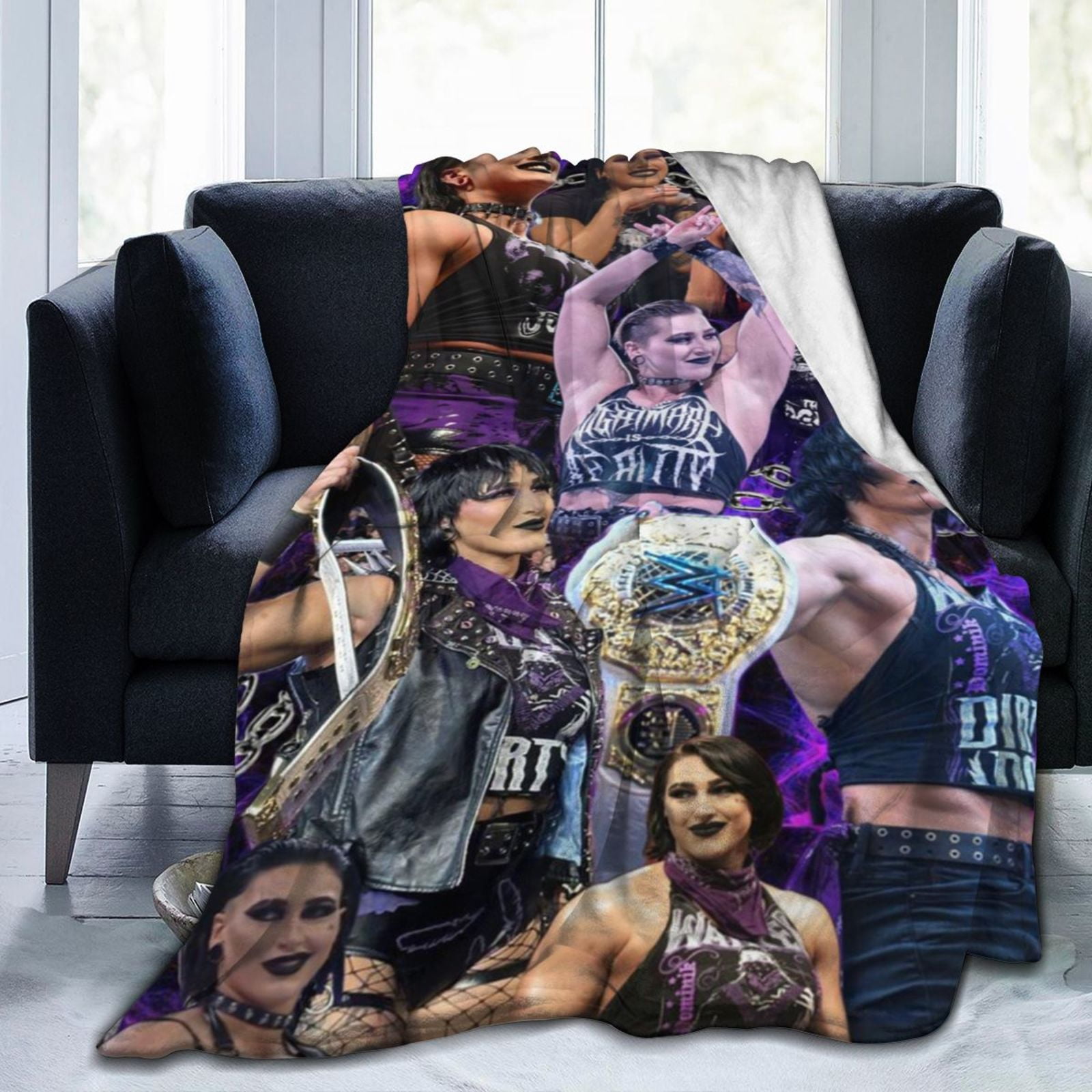 Super Soft Flannel Throw Rhea Ripley Blanket 50"X40" For Bed, Sofa ...