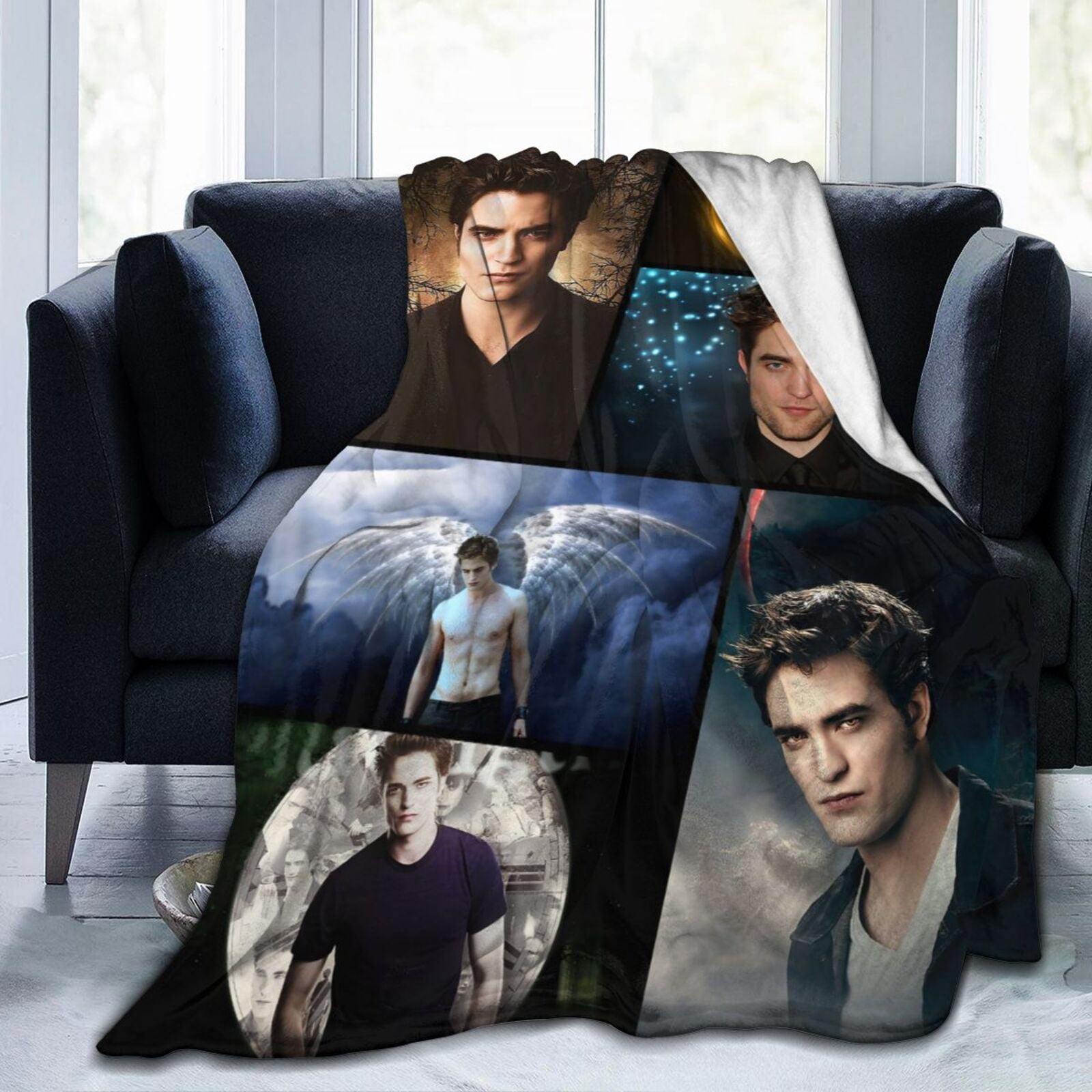 Super Soft Flannel Throw Robert Pattinson Edward Cullen Twilight ...