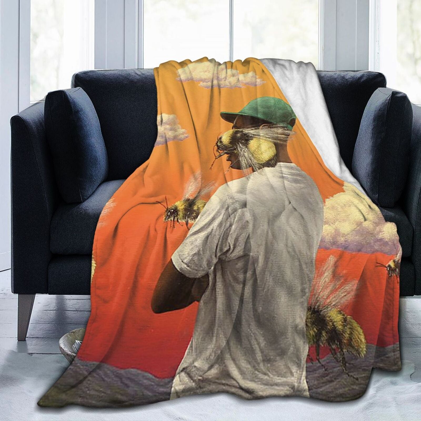 Super Soft Flannel Throw Tyler The Creator Flower Boy Blanket 50"X40 ...