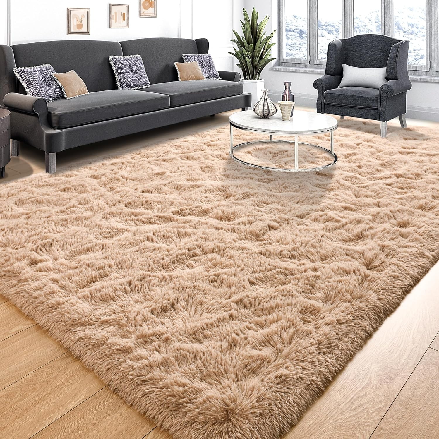 Super Soft Fluffy Rug for Bedroom, Modern Shaggy Rug Fuzzy Kids Rug for ...