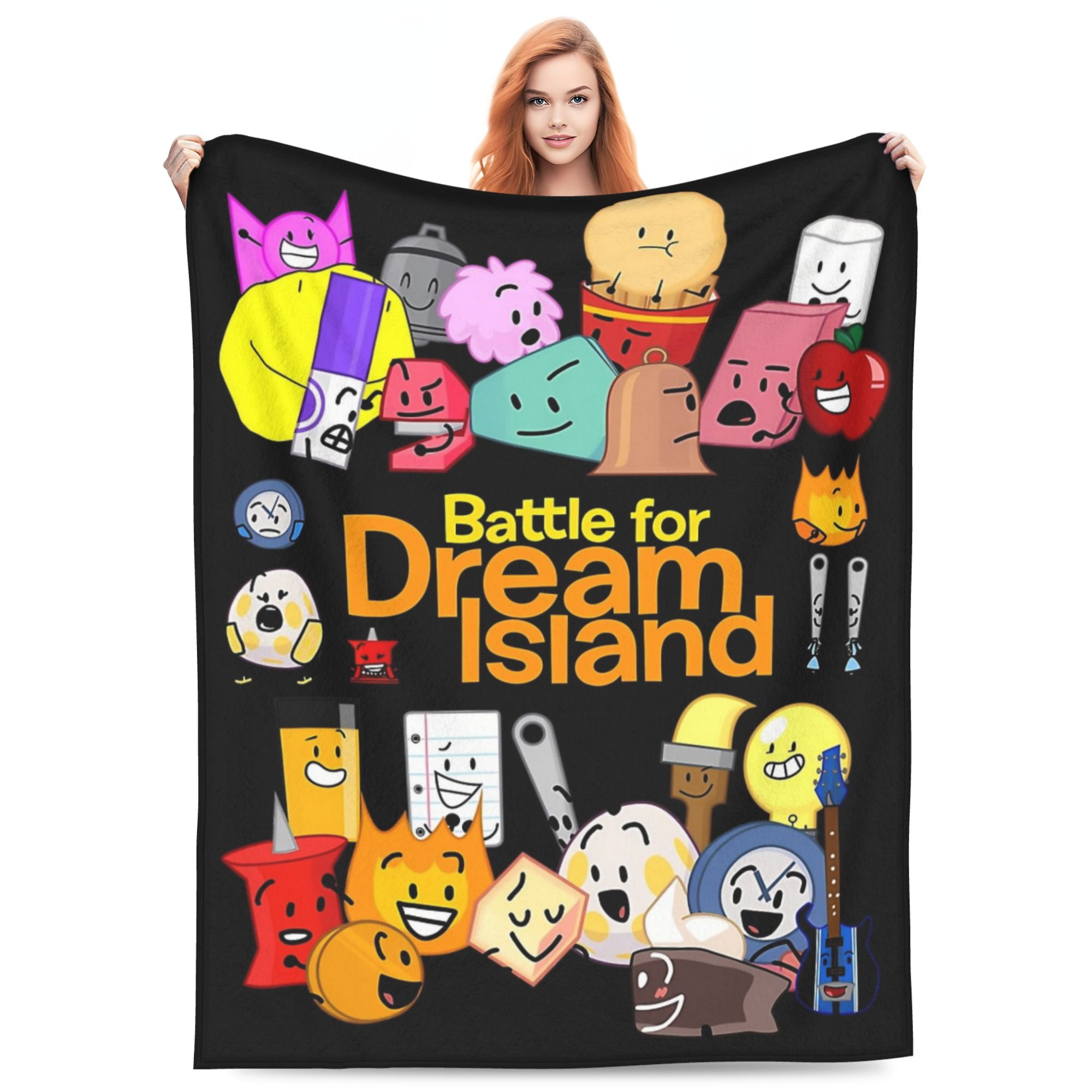 Super Soft Game Bfdi Battle For Dream Island Bed Blankets Lightweight ...