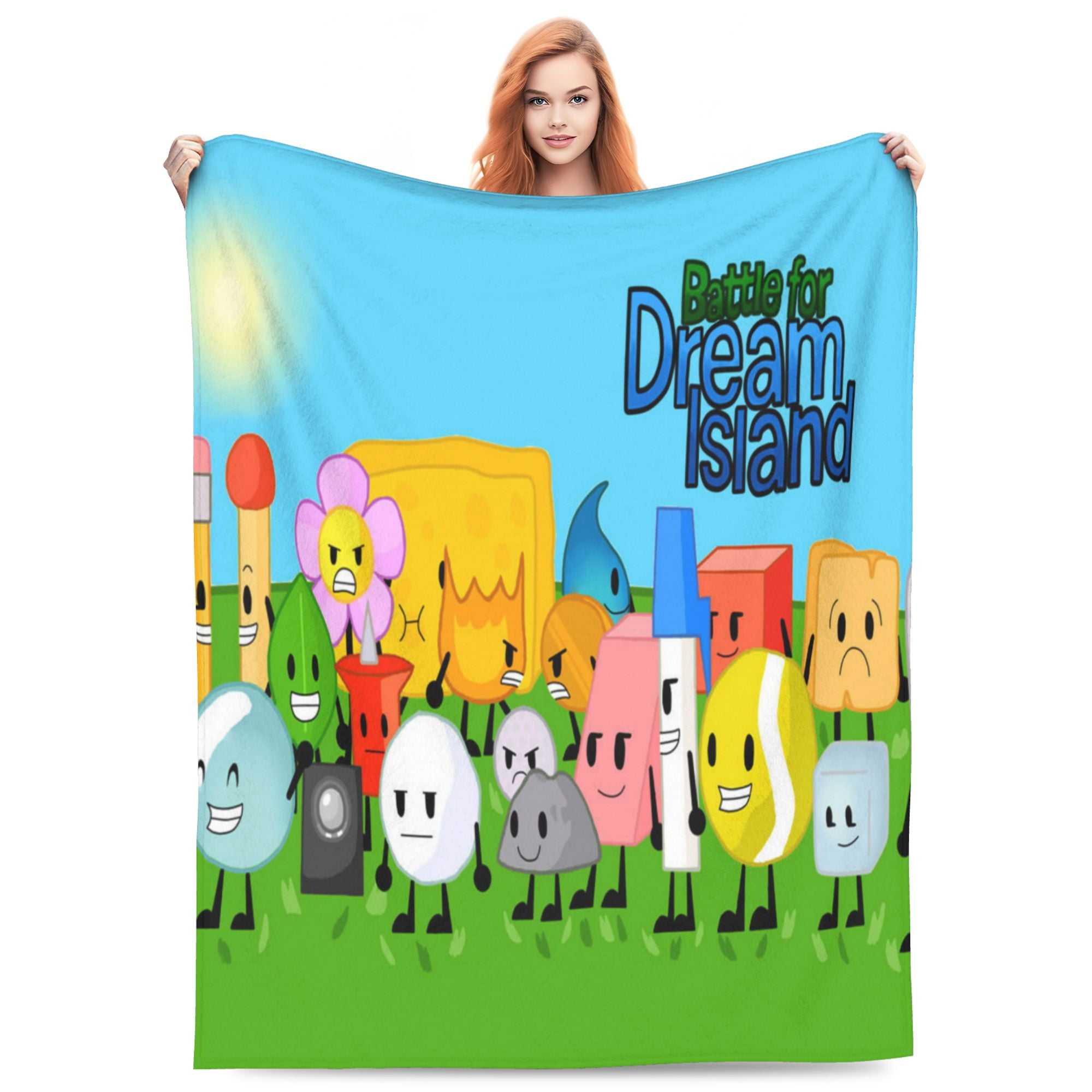 Super Soft Game Bfdi Battle For Dream Island Bed Blankets Lightweight ...