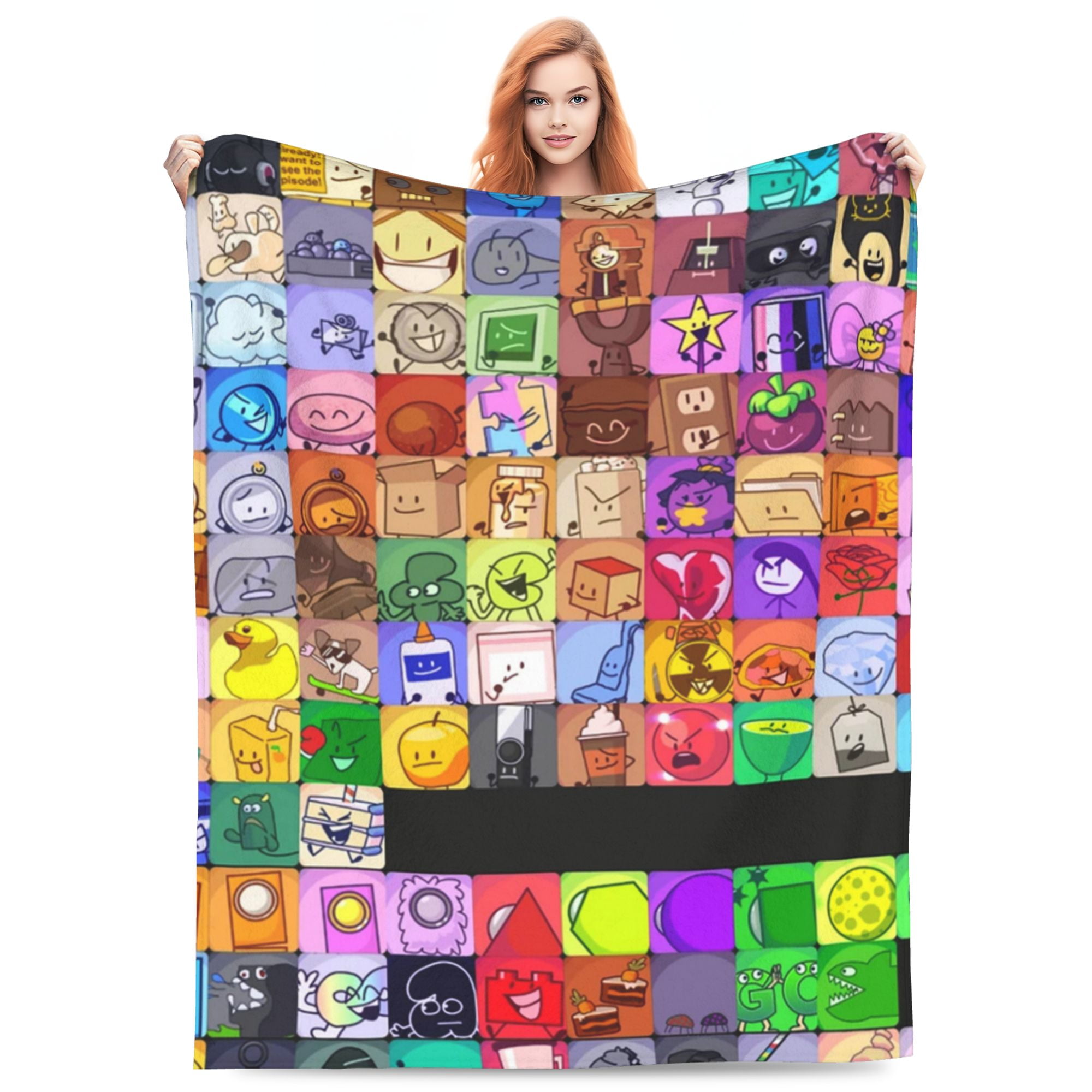 Super Soft Game Bfdi Battle For Dream Island Bed Blankets Lightweight ...