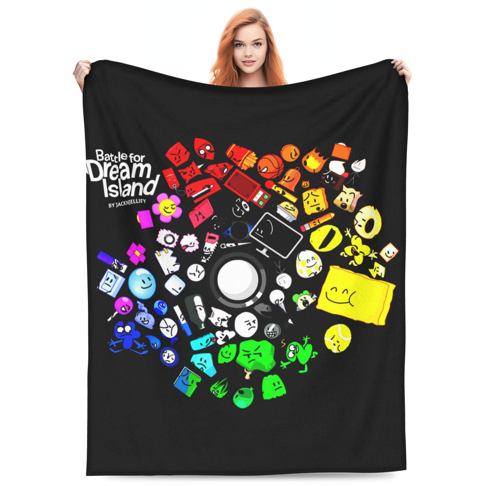 Super Soft Game Bfdi Battle For Dream Island Bed Blankets Lightweight ...