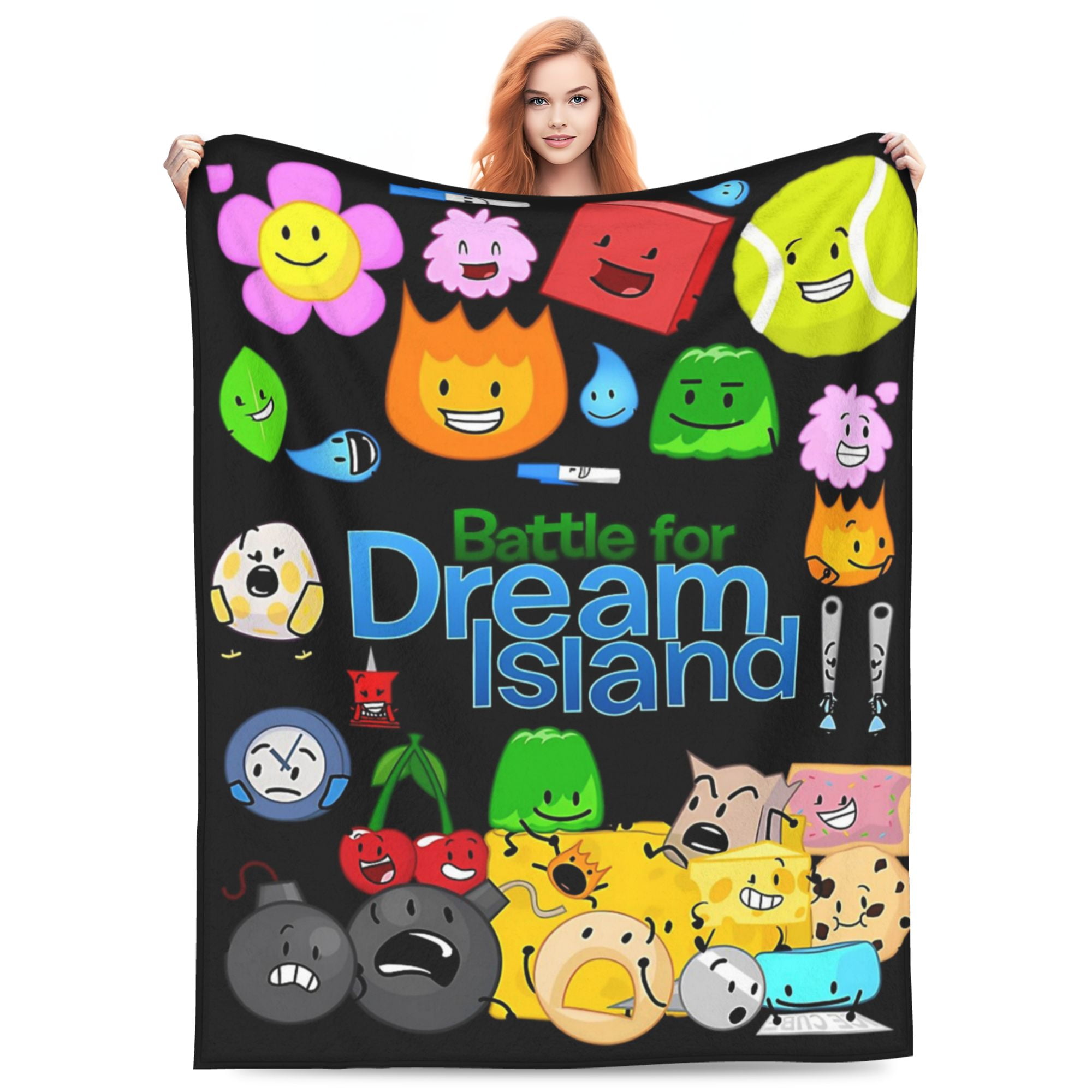 Super Soft Game Bfdi Battle For Dream Island Bed Blankets Lightweight ...