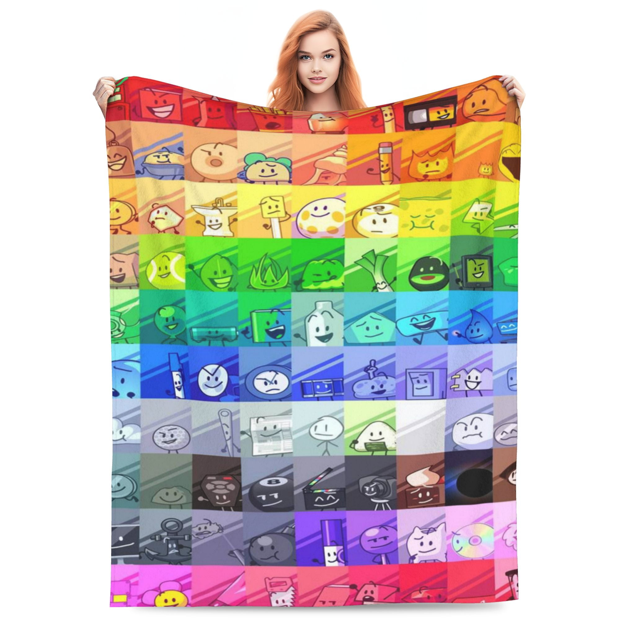 Super Soft Game Bfdi Battle For Dream Island Bed Blankets Lightweight ...