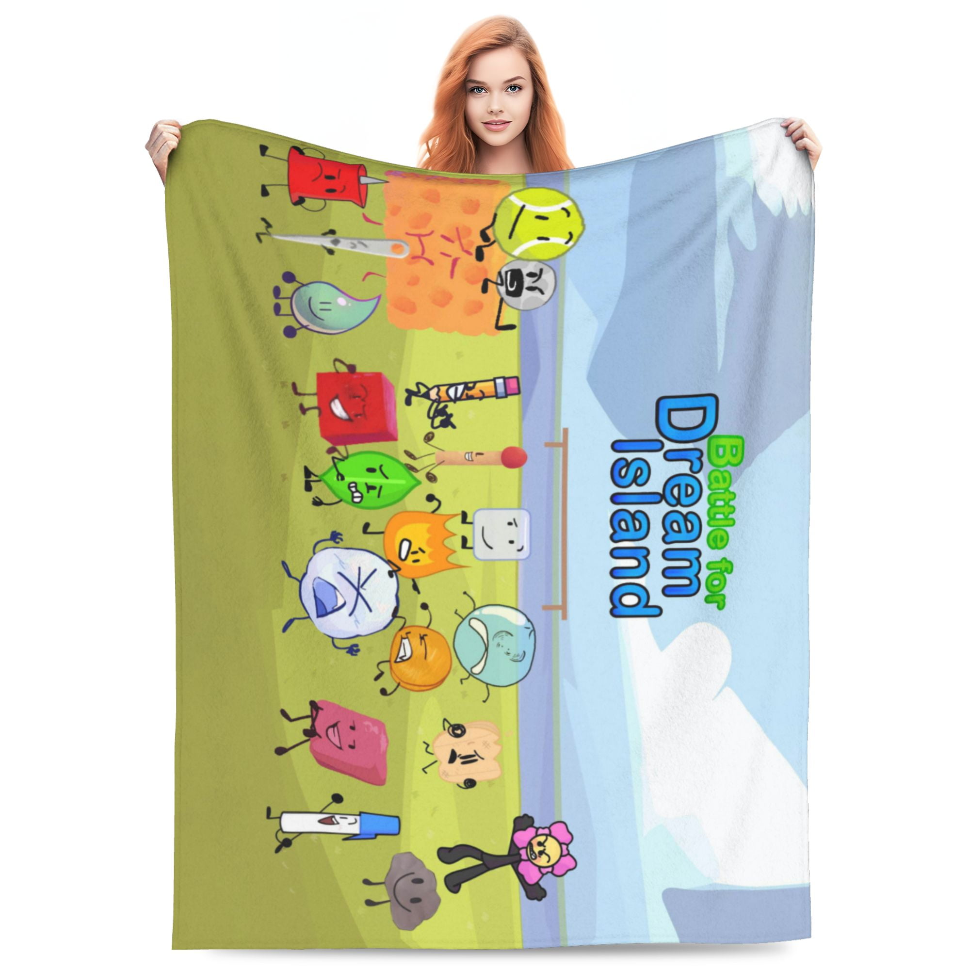 Super Soft Game Bfdi Battle For Dream Island Bed Blankets Lightweight ...