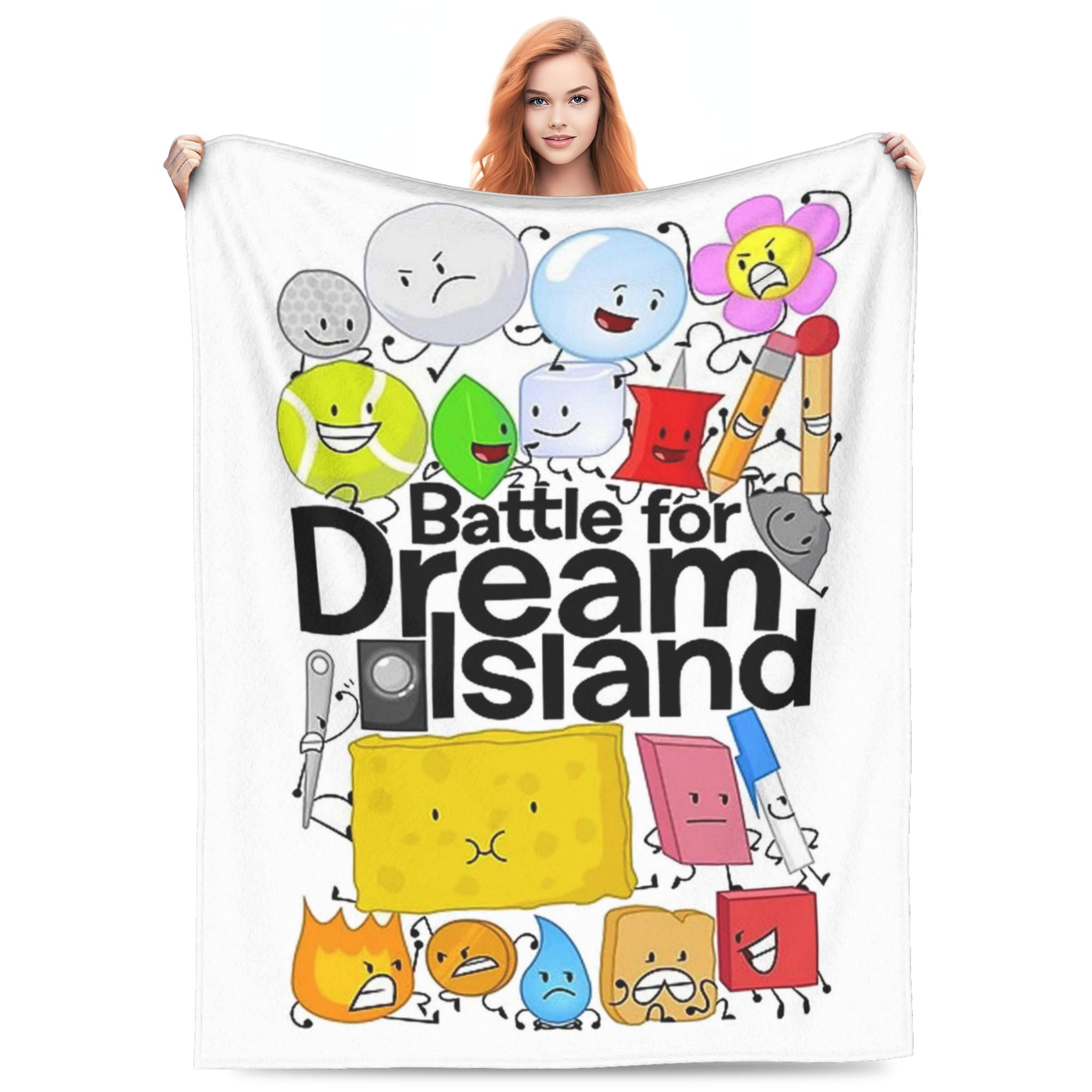 Super Soft Game Bfdi Battle For Dream Island Bed Blankets Lightweight ...