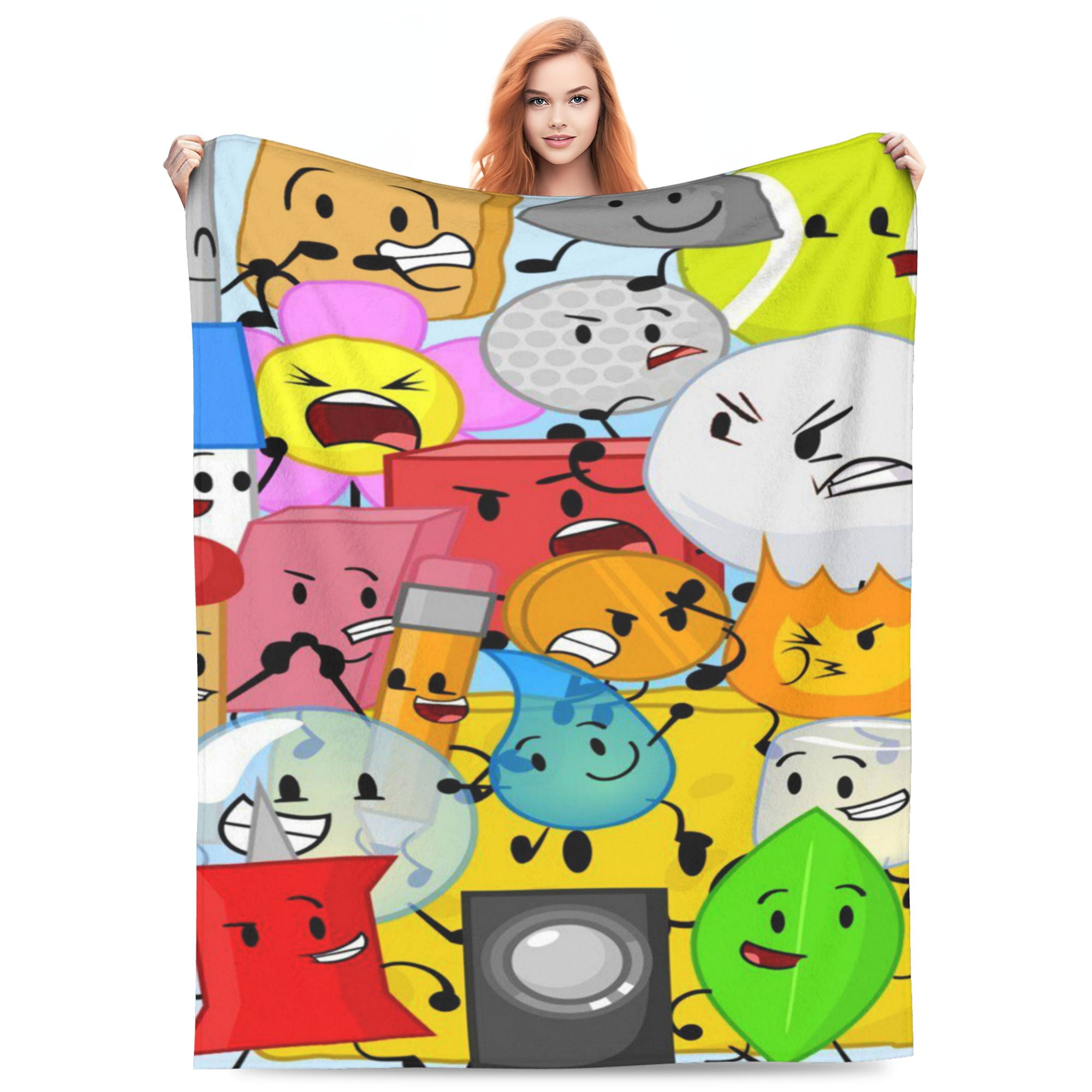 Super Soft Game Bfdi Battle For Dream Island Bed Blankets Lightweight ...