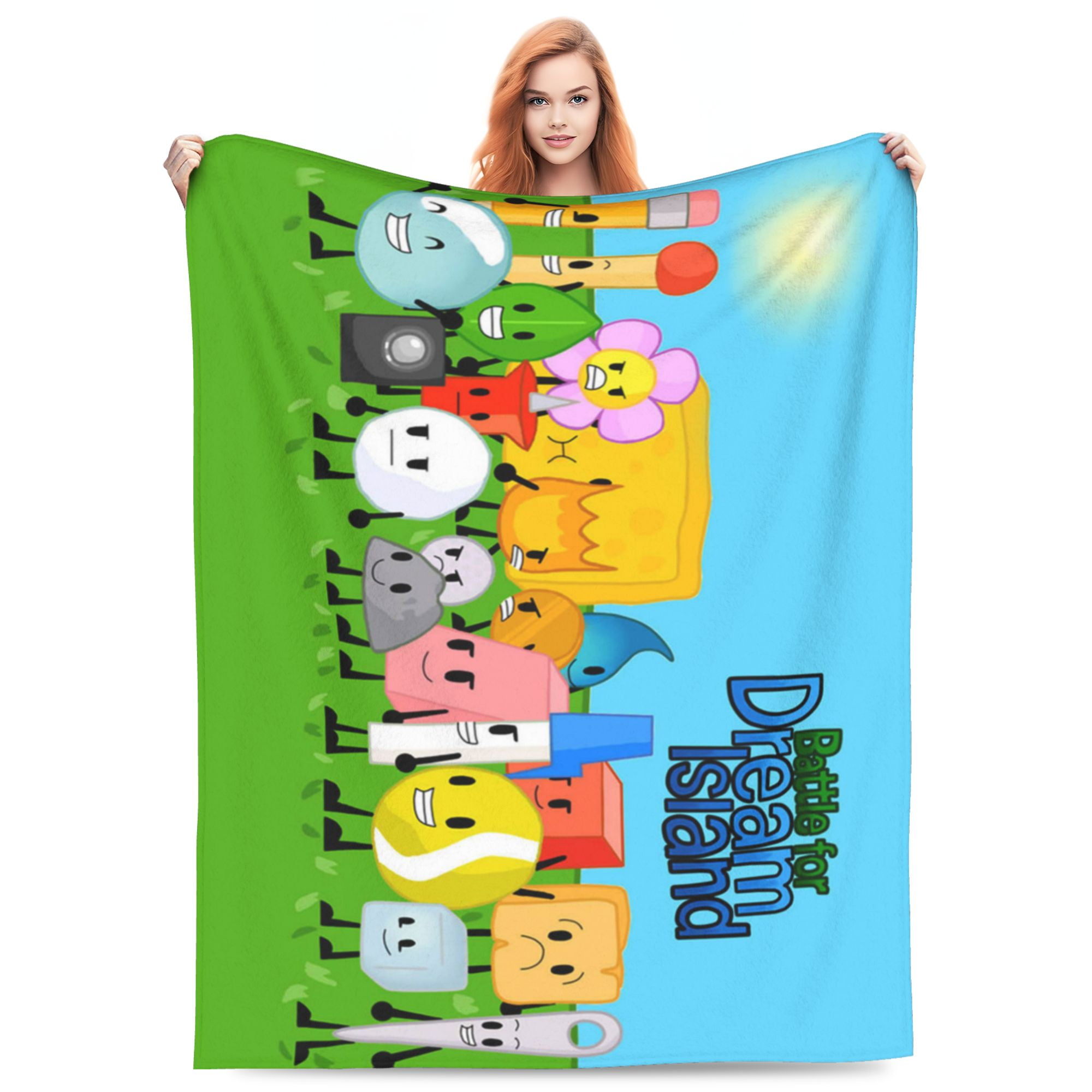 Super Soft Game Bfdi Battle For Dream Island Bed Blankets Lightweight ...