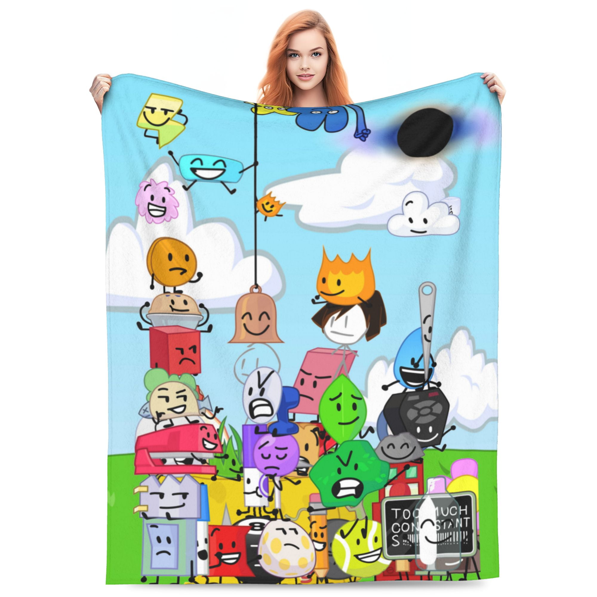Super Soft Game Bfdi Battle For Dream Island Bed Blankets Lightweight ...