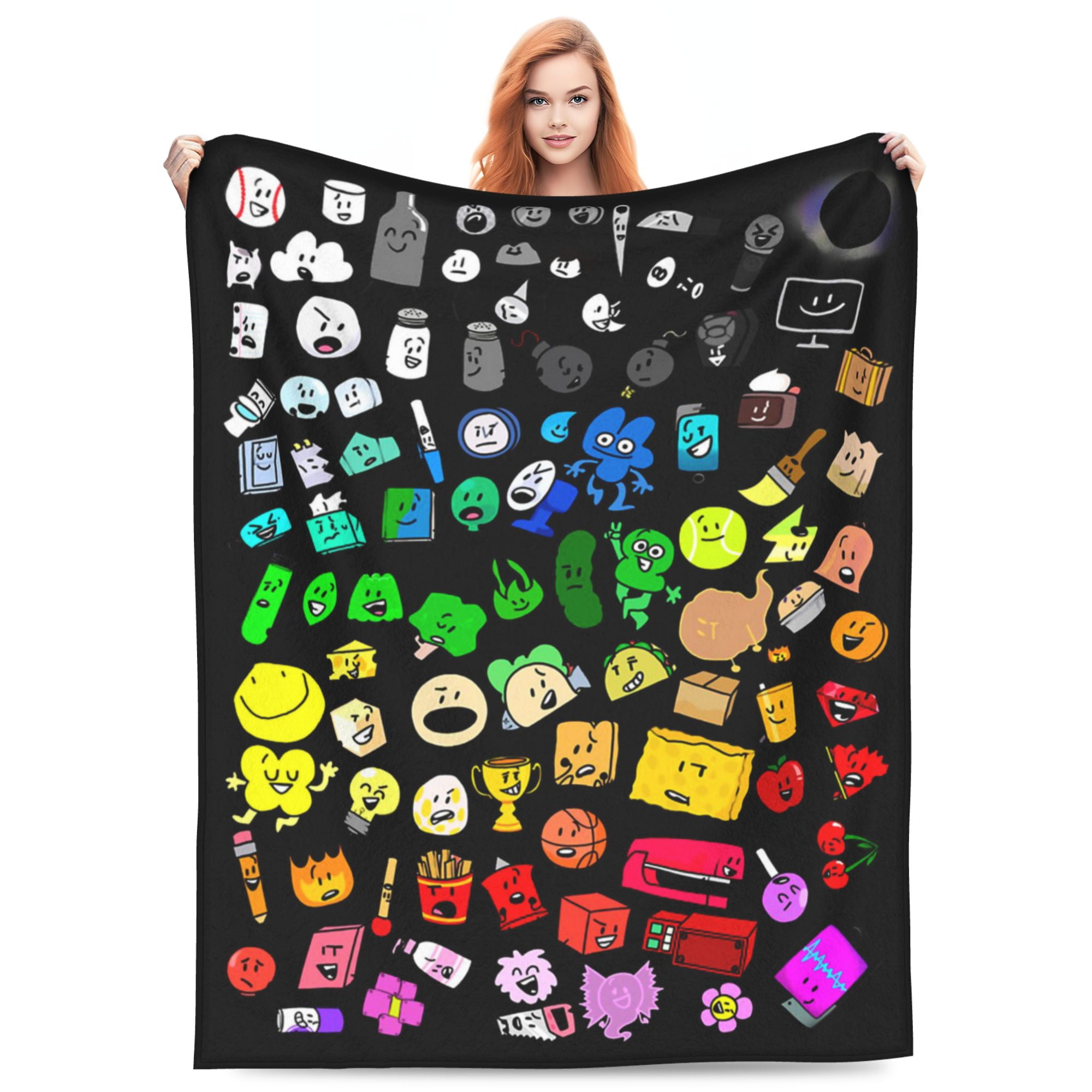 Super Soft Game Bfdi Battle For Dream Island Bed Blankets Lightweight ...