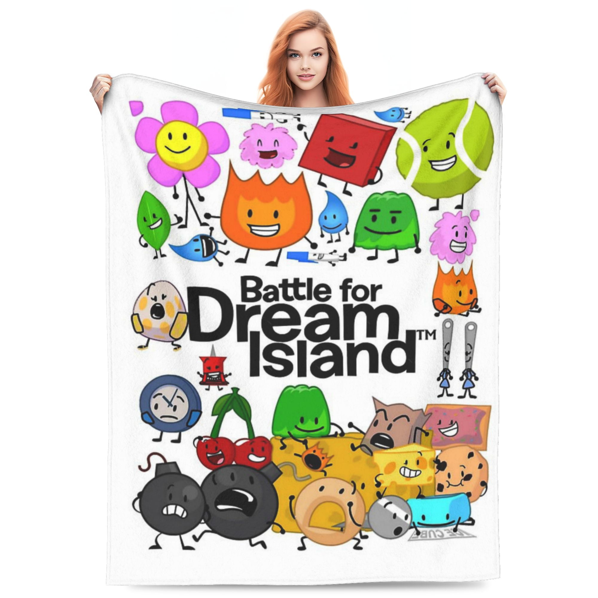 Super Soft Game Bfdi Battle For Dream Island Bed Blankets Lightweight ...