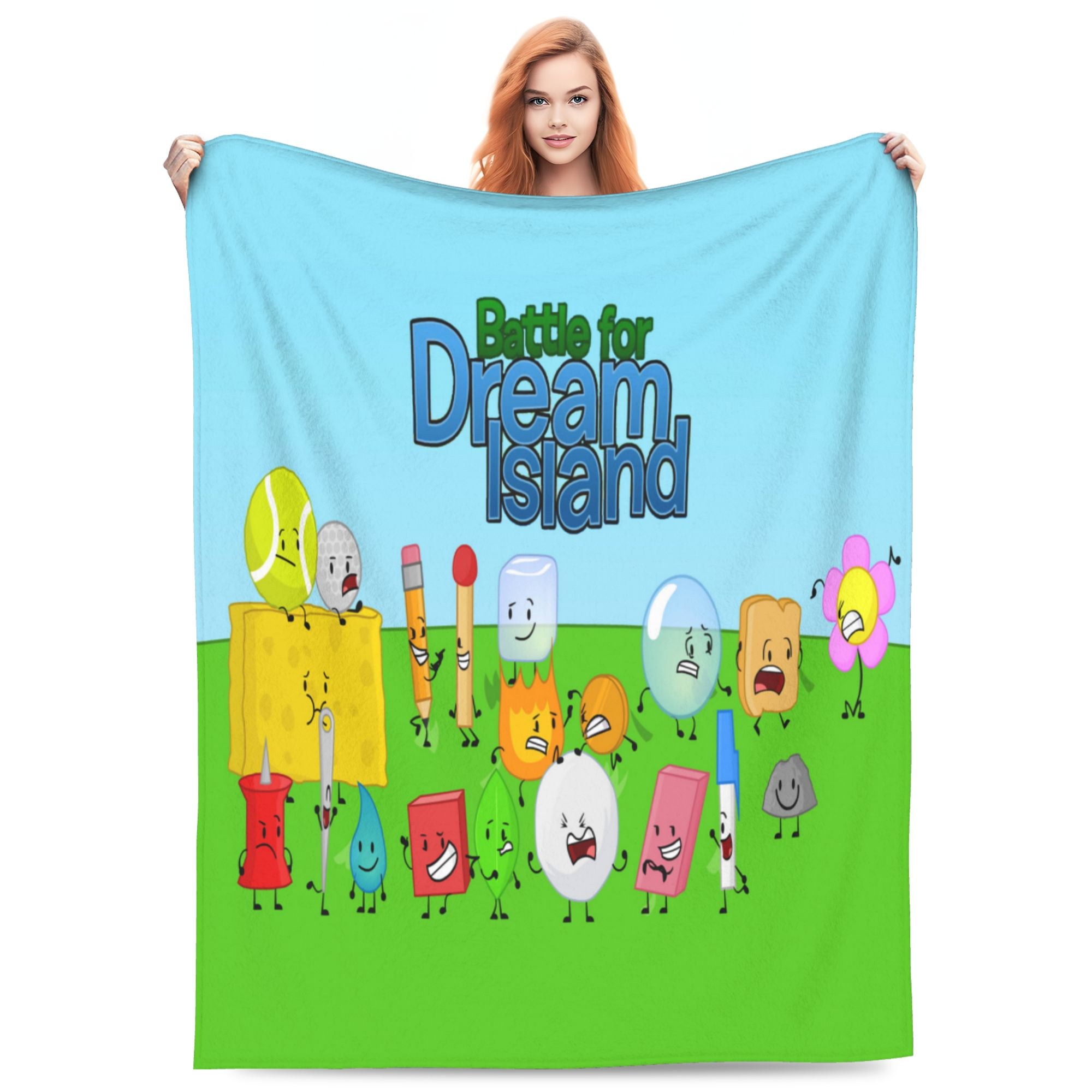 Super Soft Game Bfdi Battle For Dream Island Bed Blankets Lightweight ...