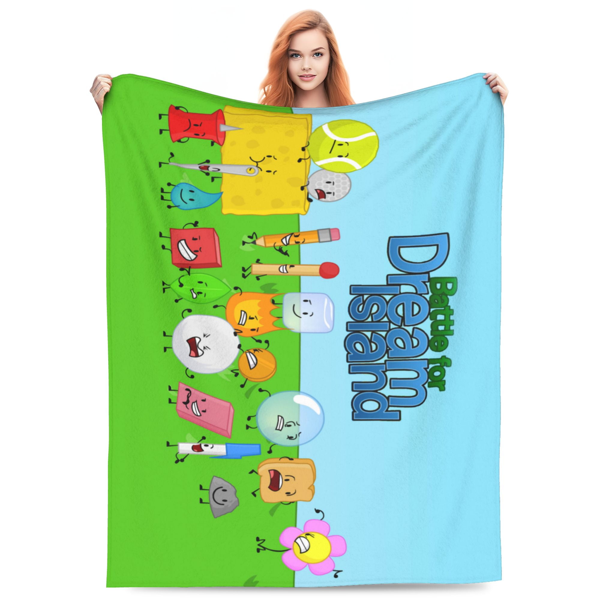 Super Soft Game Bfdi Battle For Dream Island Bed Blankets Lightweight ...