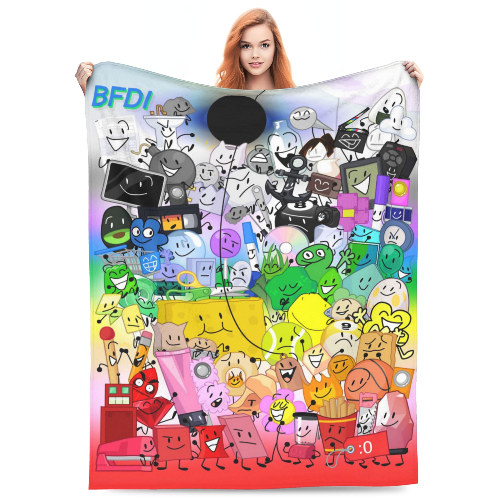Super Soft Game Bfdi Battle For Dream Island Bed Blankets Lightweight ...