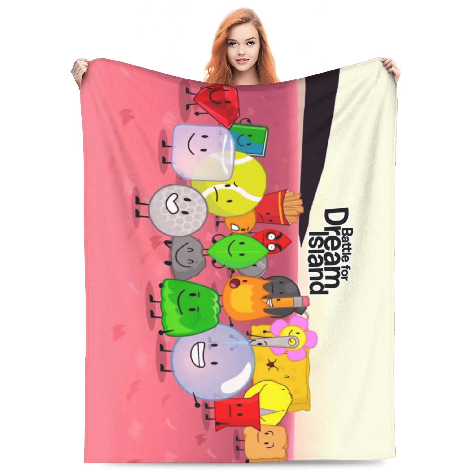 Super Soft Game Bfdi Battle For Dream Island Bed Blankets Lightweight ...