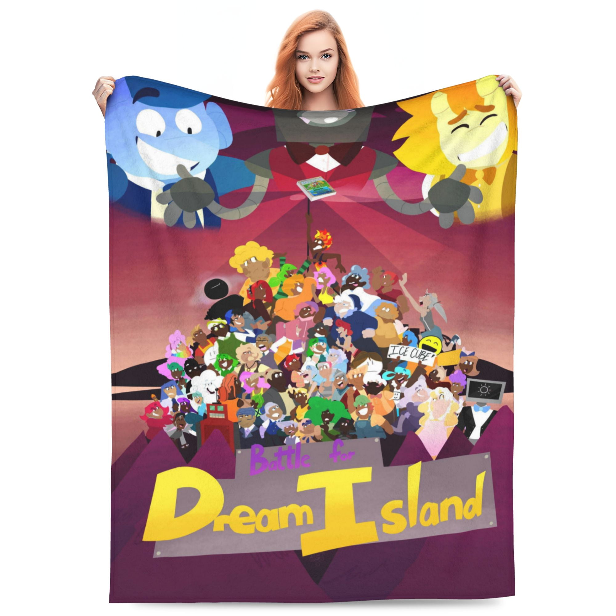 Super Soft Game Bfdi Battle For Dream Island Bed Blankets Lightweight ...