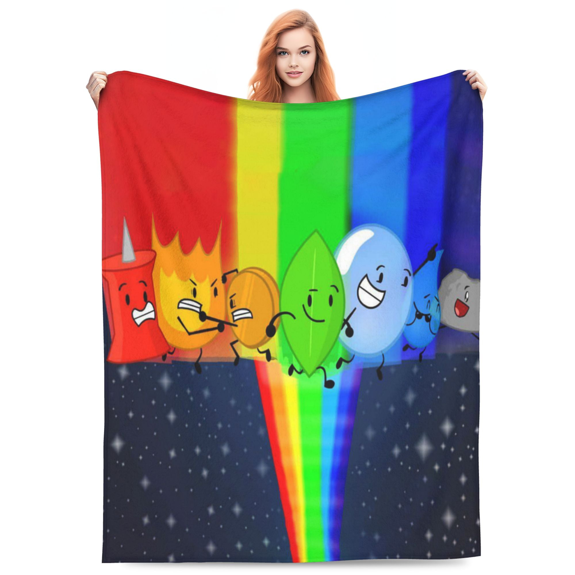 Super Soft Game Bfdi Battle For Dream Island Bed Blankets Lightweight ...