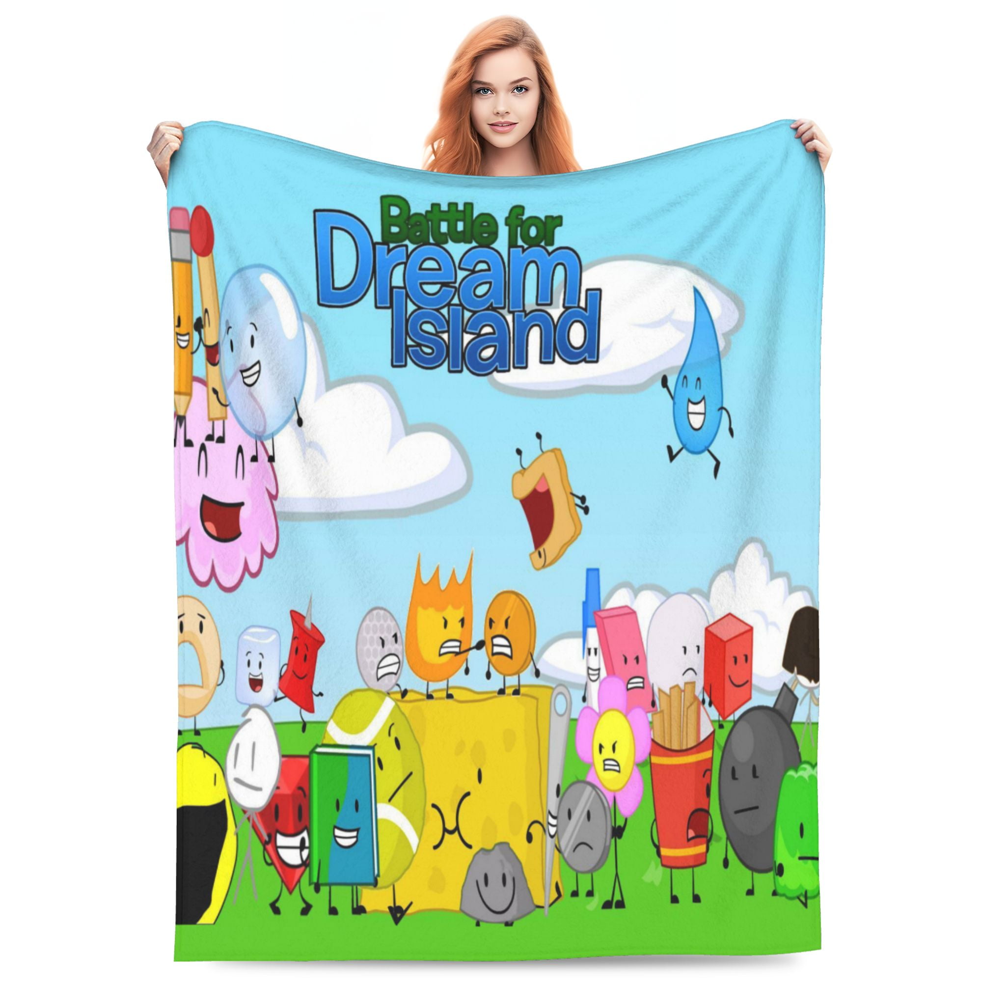Super Soft Game Bfdi Battle For Dream Island Bed Blankets Lightweight ...