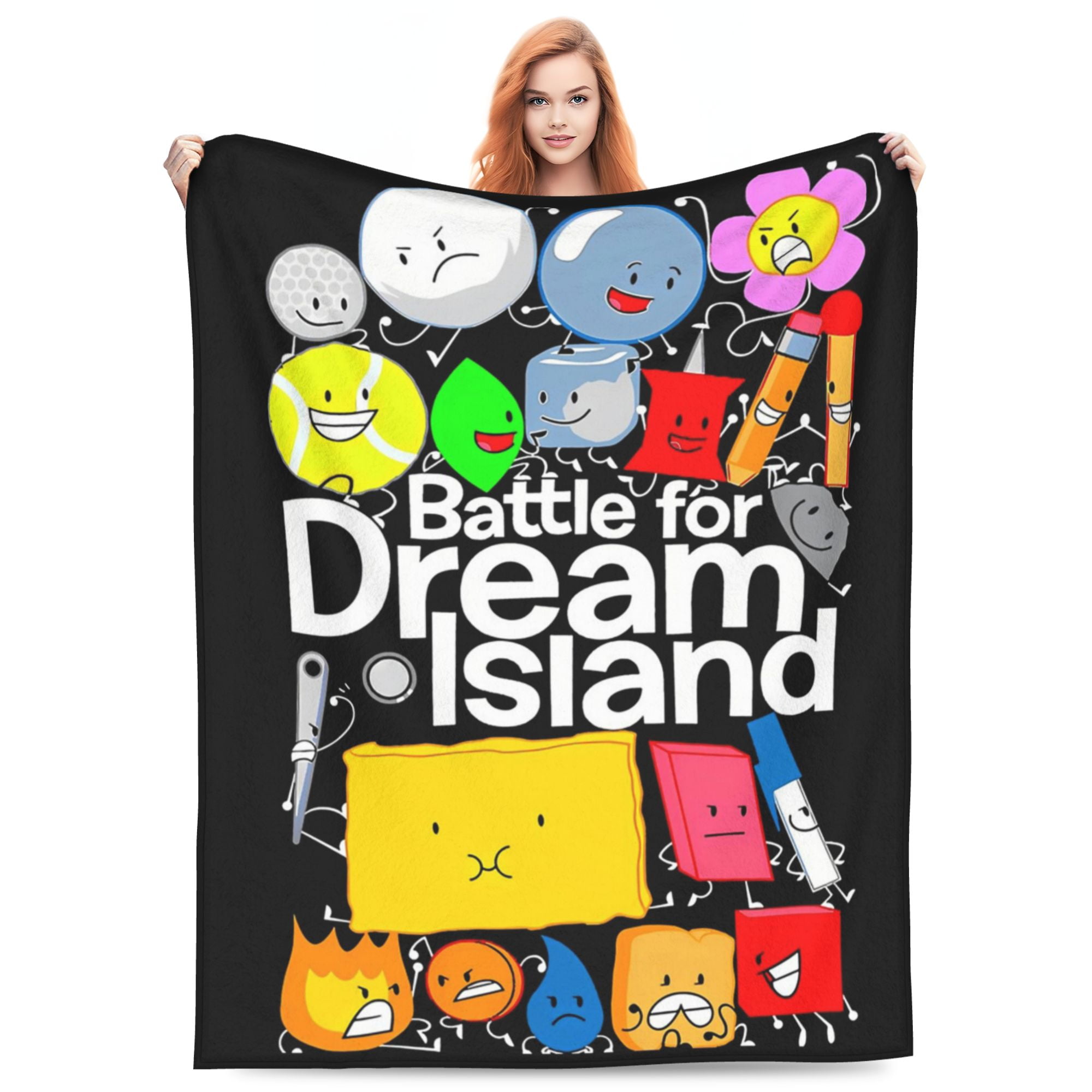 Super Soft Game Bfdi Battle For Dream Island Bed Blankets Lightweight ...