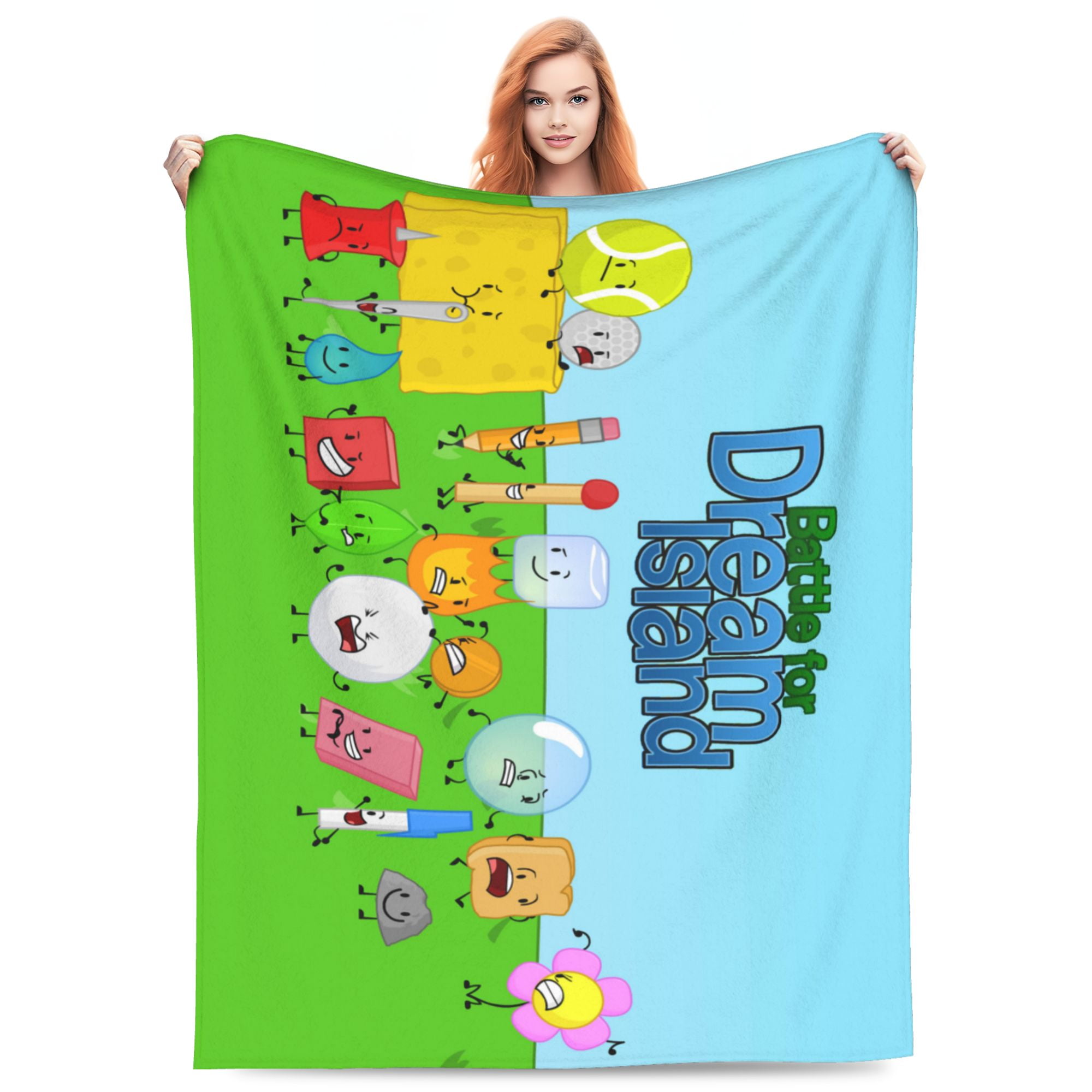Super Soft Game Bfdi Battle For Dream Island Bed Blankets Lightweight ...