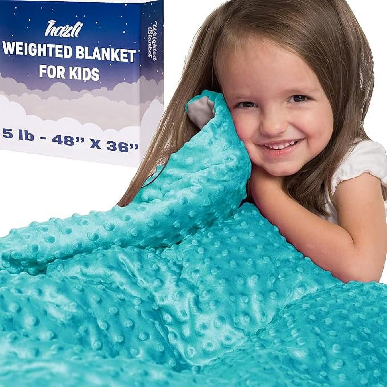 Super-Soft Kids Weighted Blanket 5 Pounds - Weighted Blanket for Kids ...