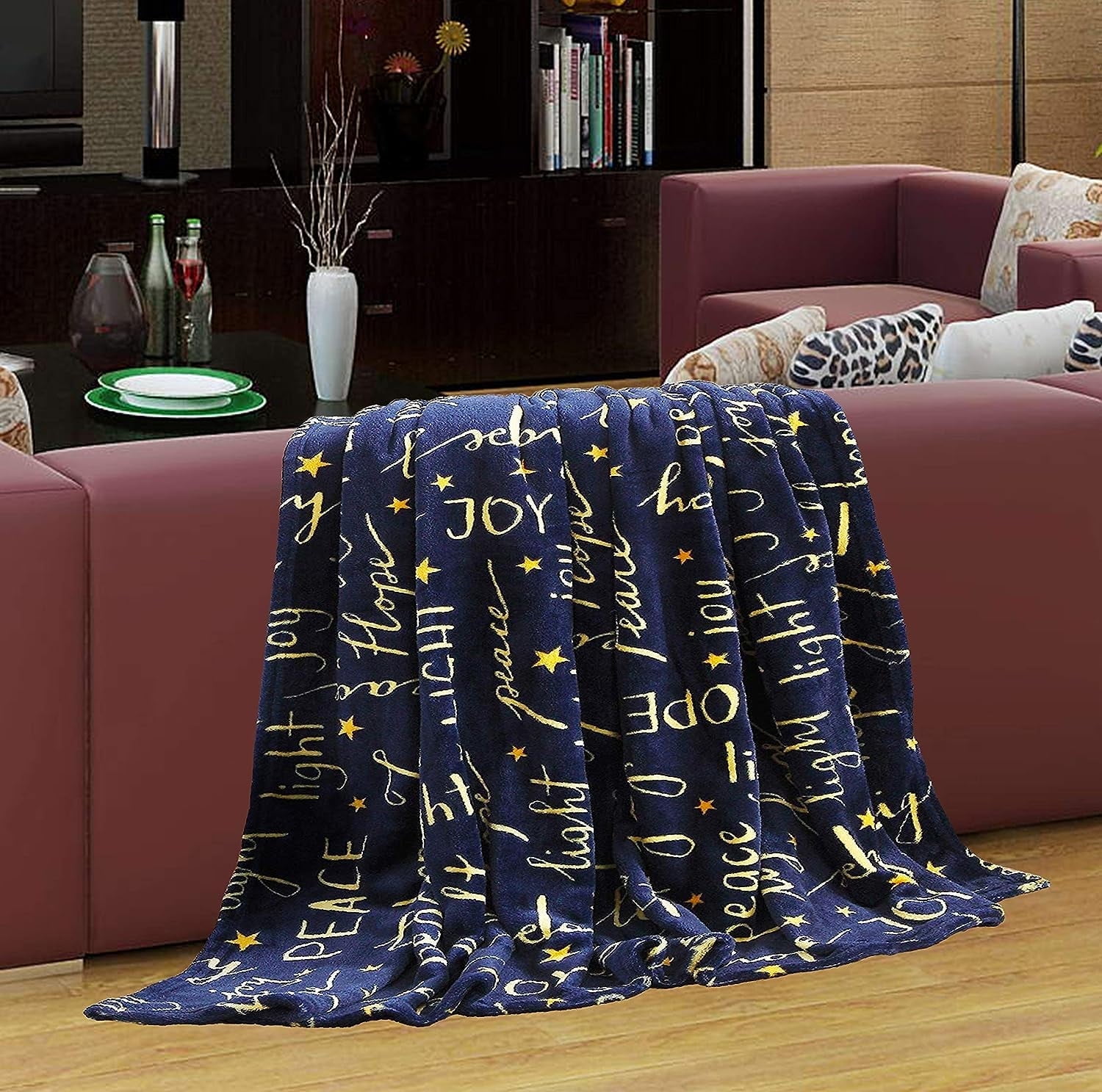 Super Soft Light Weight Blanket Prints Fleece Throw - All Year Round ...