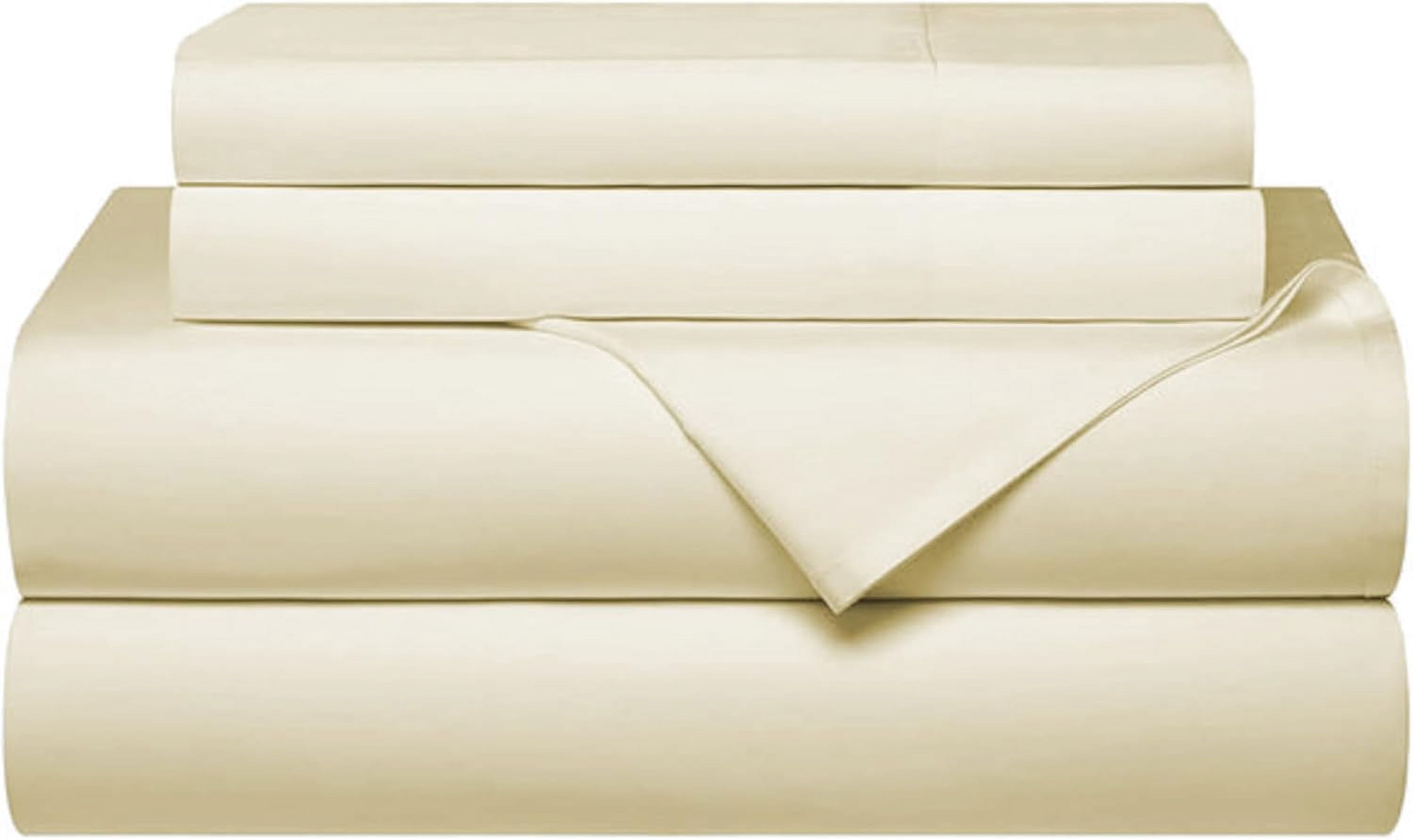 Super Soft and Lightweight Microfiber 4-Piece Bed Sheet Set | Easy Care ...