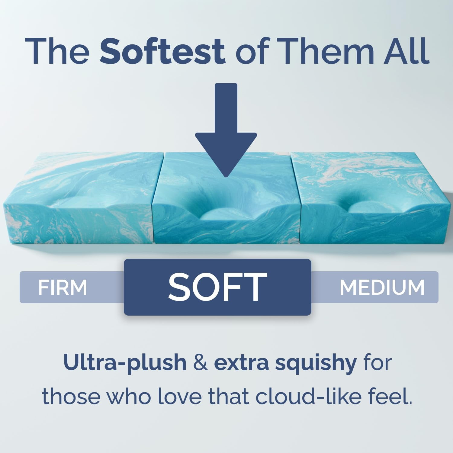 Super Soft Memory Foam Mattress Topper Twin Size - 3 Inch Breathable ...