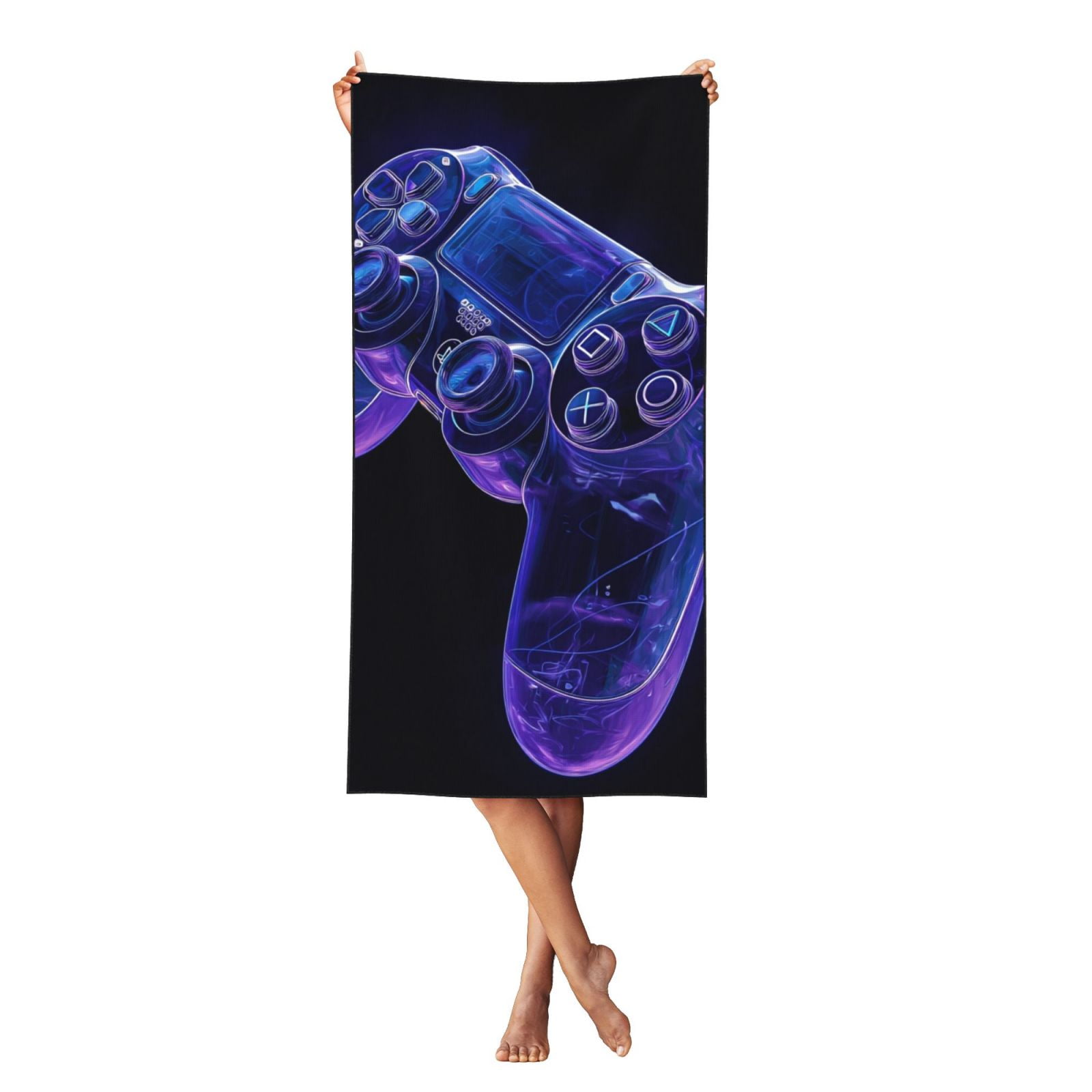 Super Soft Microfiber Beach Towel 27.5 x 55 Inch - Quick-Dry, Sand ...