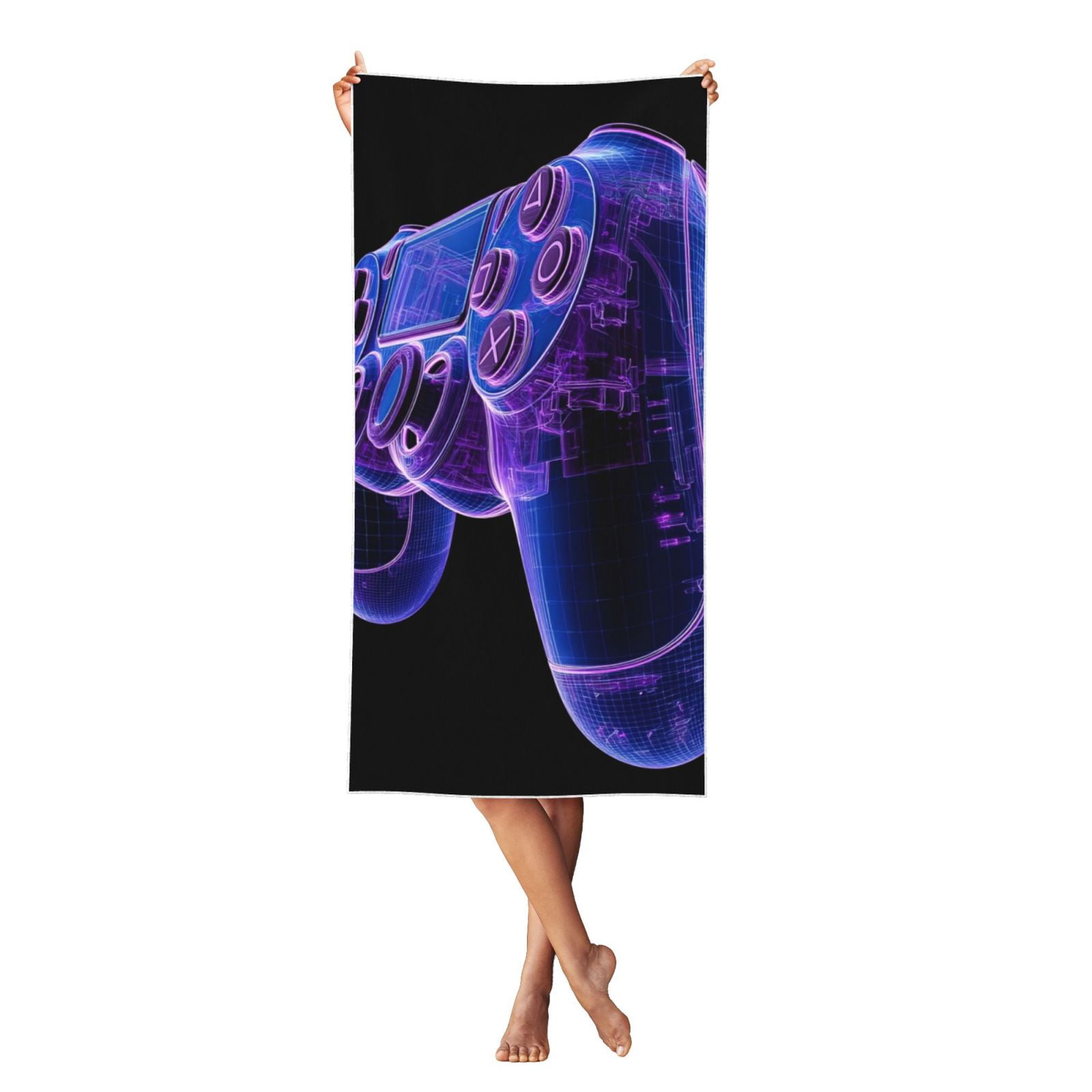 Super Soft Microfiber Beach Towel 27.5 x 55 Inch - Quick-Dry, Sand ...