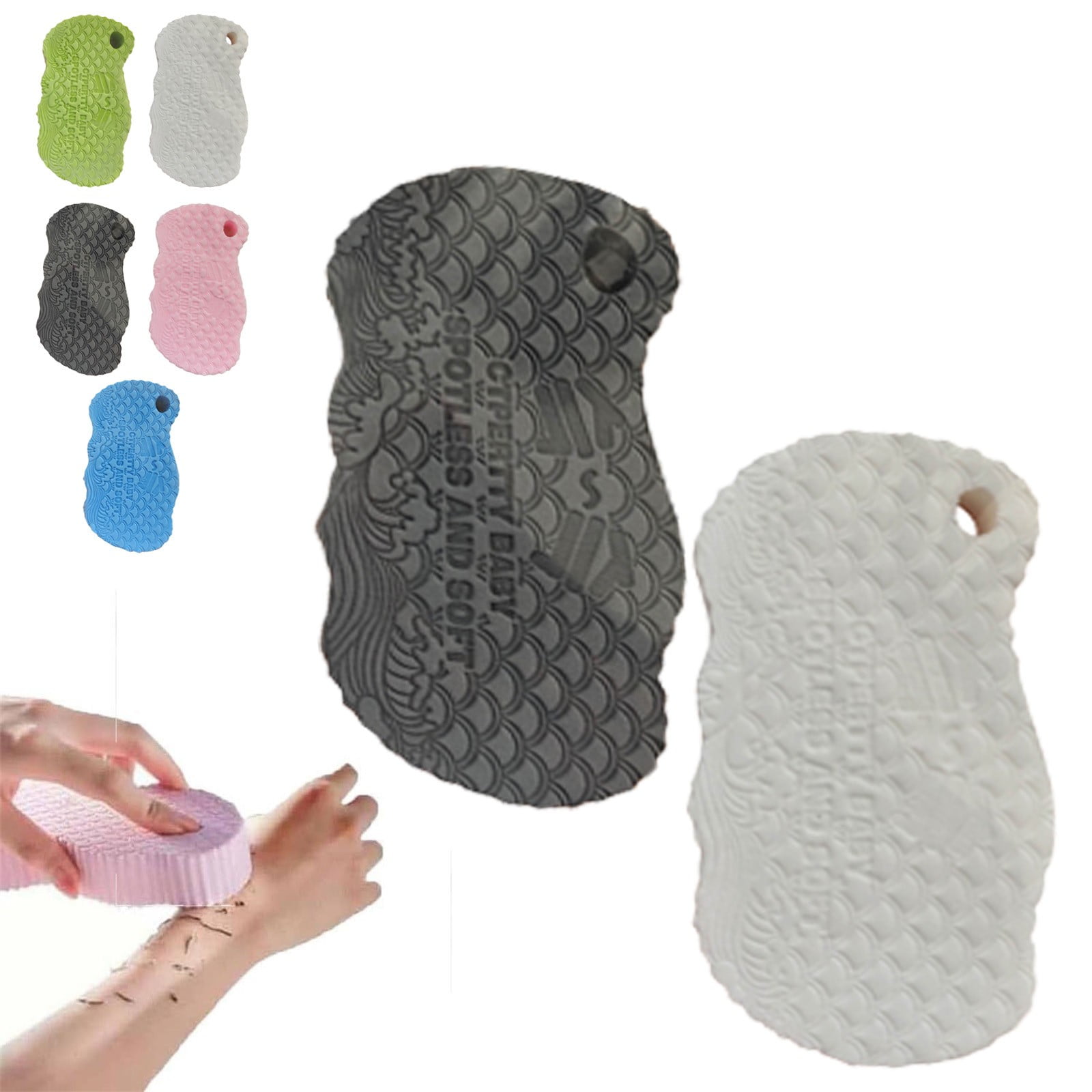 Super Soft Pain-Free Exfoliating Bath Sponge - Hypoallergenic Gentle ...