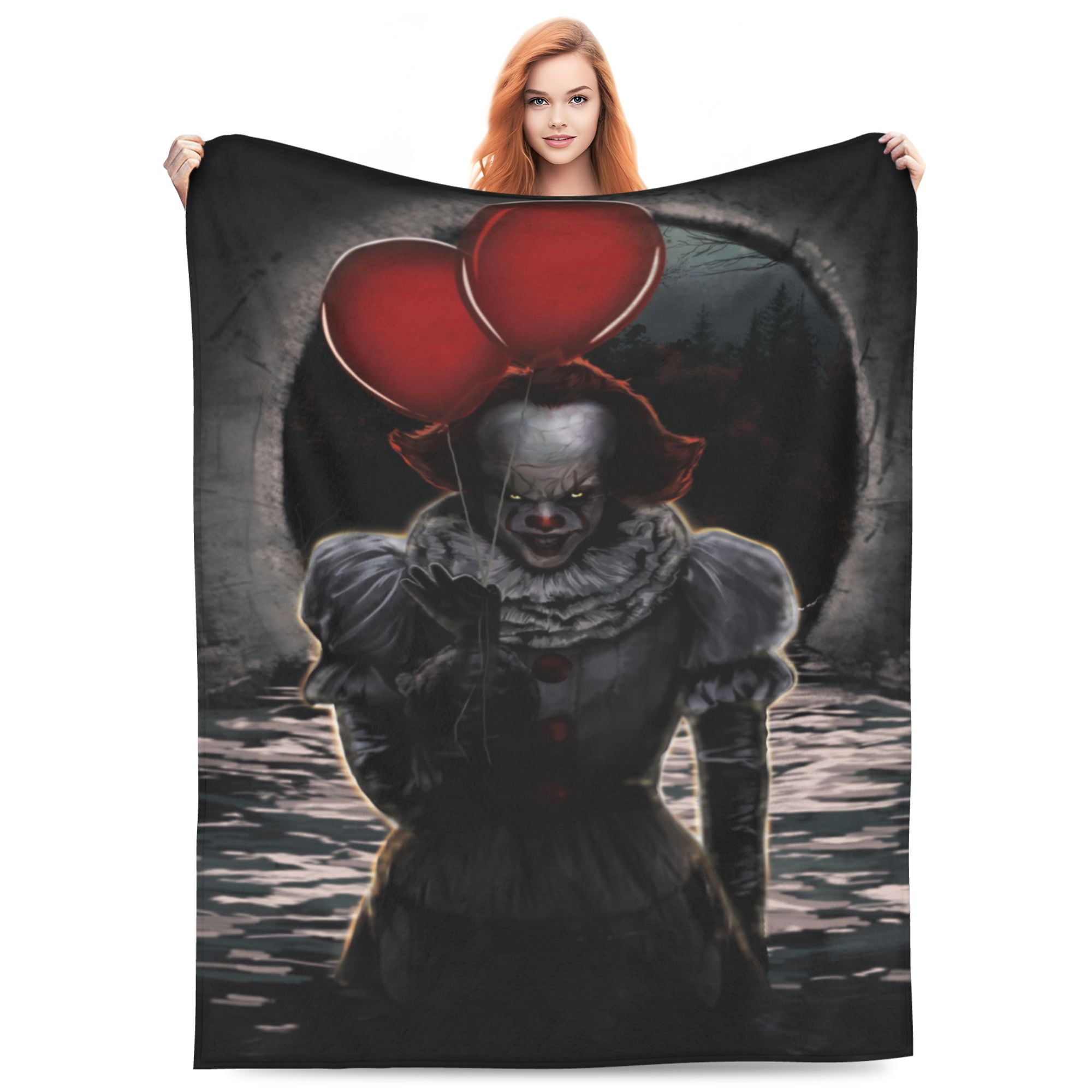 Super Soft Pennywise Bed Blankets Lightweight Flannel Throws Blankets ...