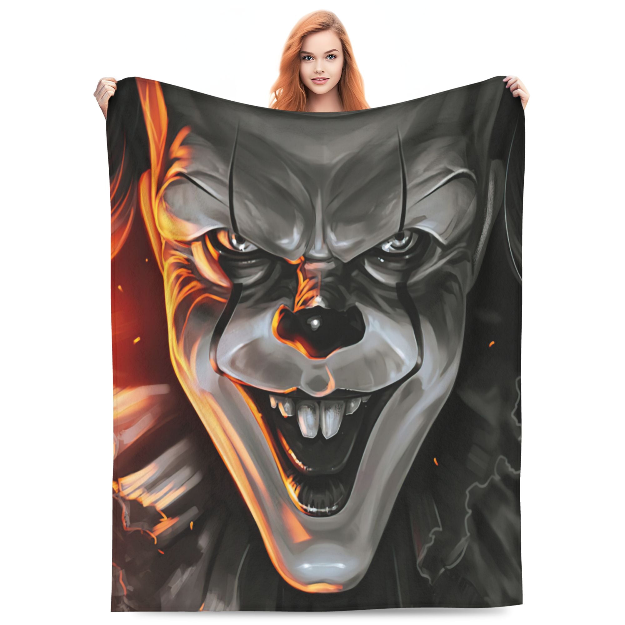 Super Soft Pennywise Bed Blankets Lightweight Flannel Throws Blankets ...