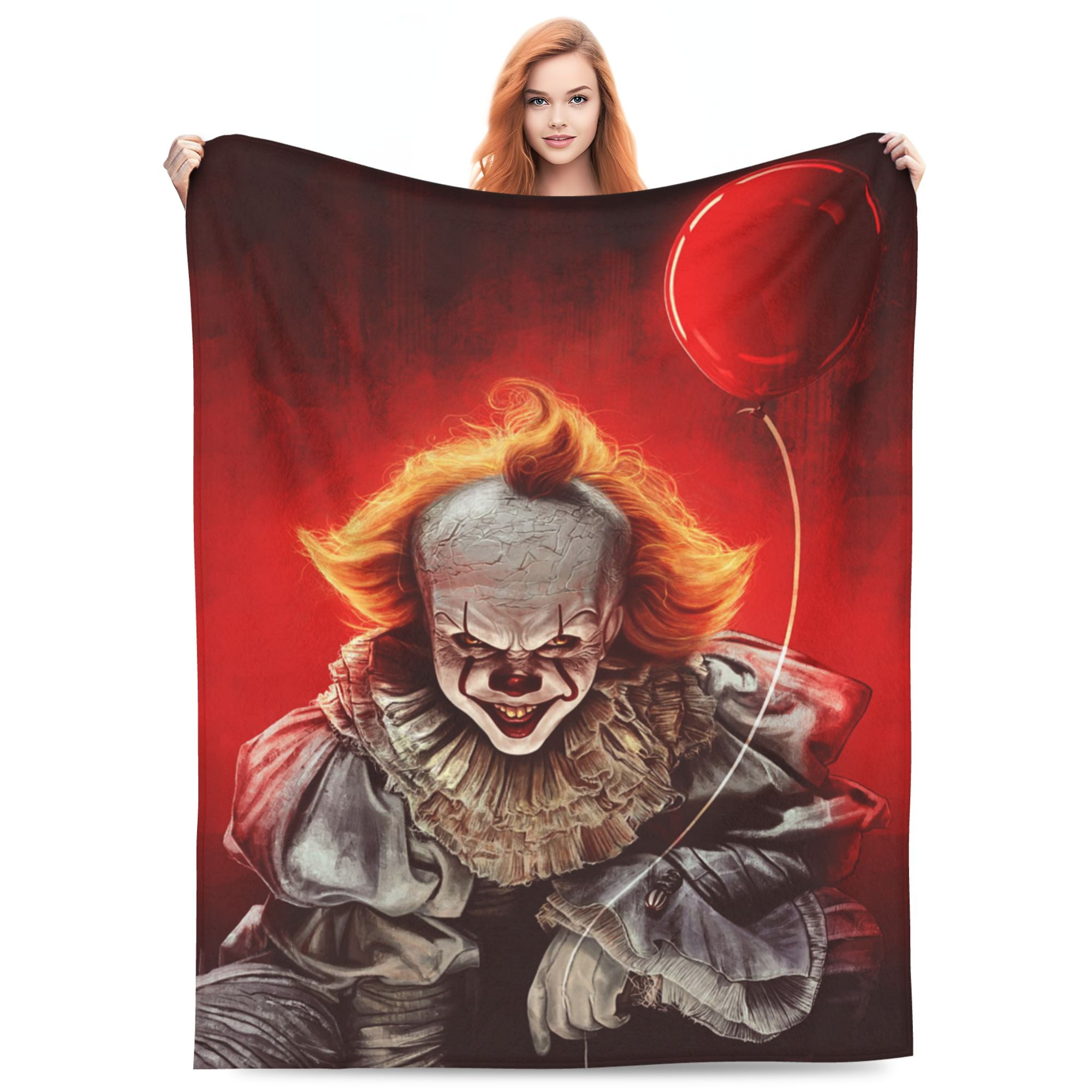 Super Soft Pennywise Bed Blankets Lightweight Flannel Throws Blankets ...
