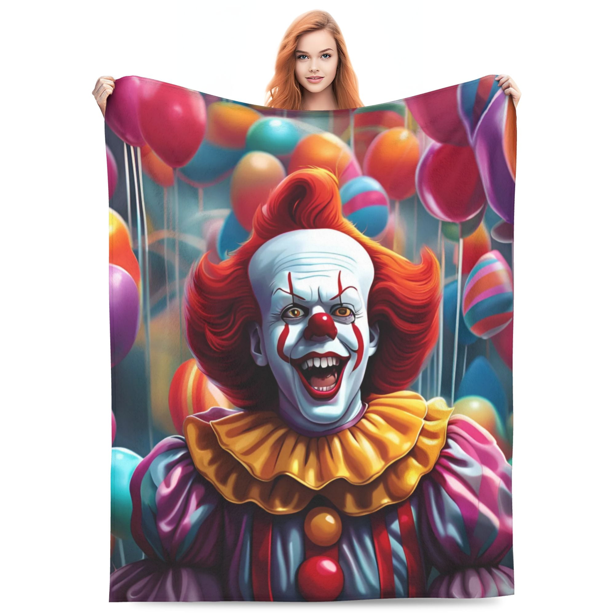 Super Soft Pennywise Bed Blankets Lightweight Flannel Throws Blankets ...