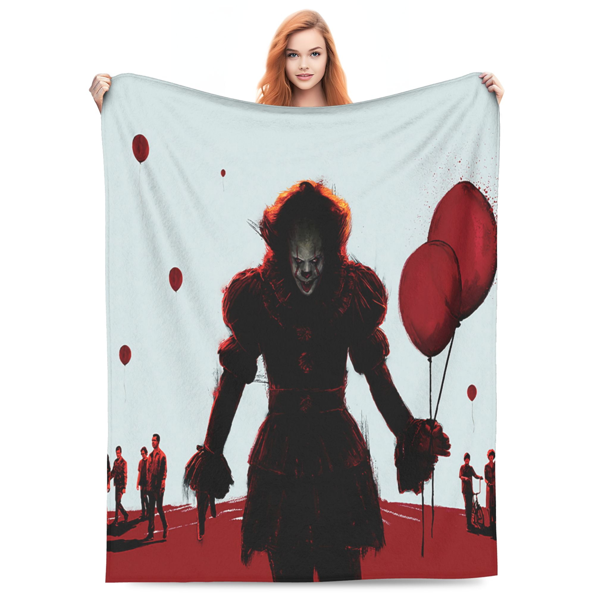 Super Soft Pennywise Bed Blankets Lightweight Flannel Throws Blankets ...