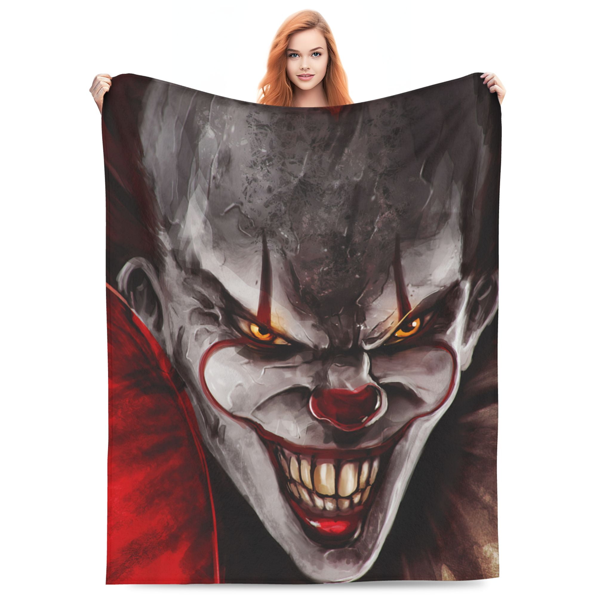 Super Soft Pennywise Bed Blankets Lightweight Flannel Throws Blankets ...