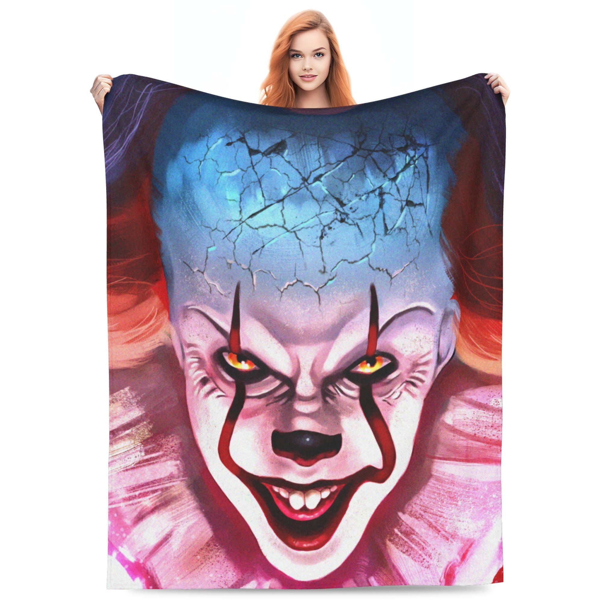 Super Soft Pennywise Bed Blankets Lightweight Flannel Throws Blankets ...