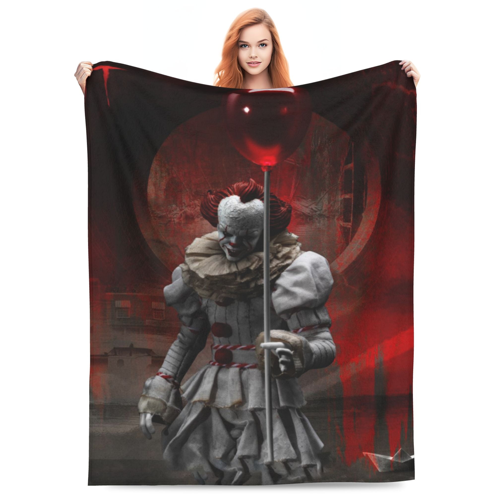 Super Soft Pennywise Bed Blankets Lightweight Flannel Throws Blankets ...