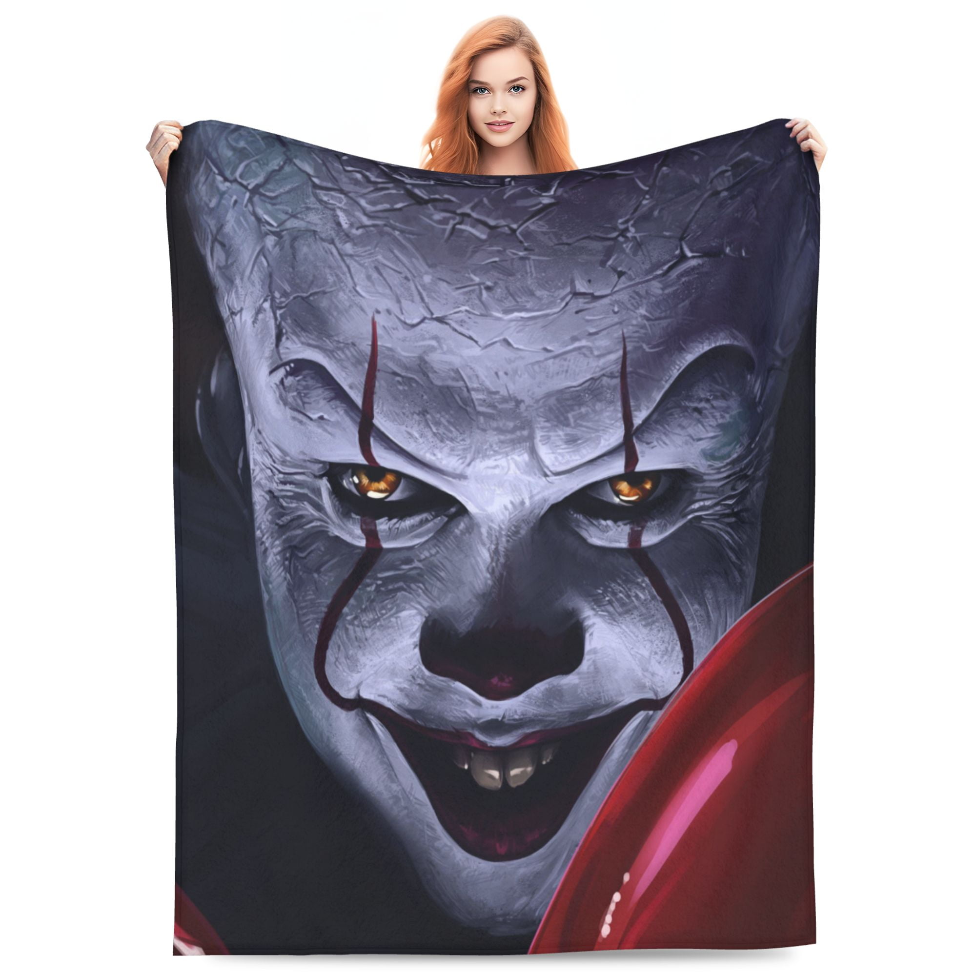 Super Soft Pennywise Bed Blankets Lightweight Flannel Throws Blankets ...
